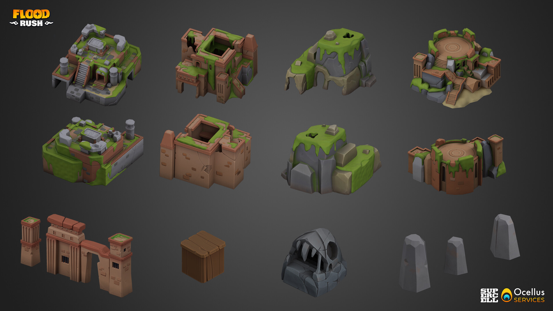 Ocellus - SERVICES - Flood Rush - Adventure Map