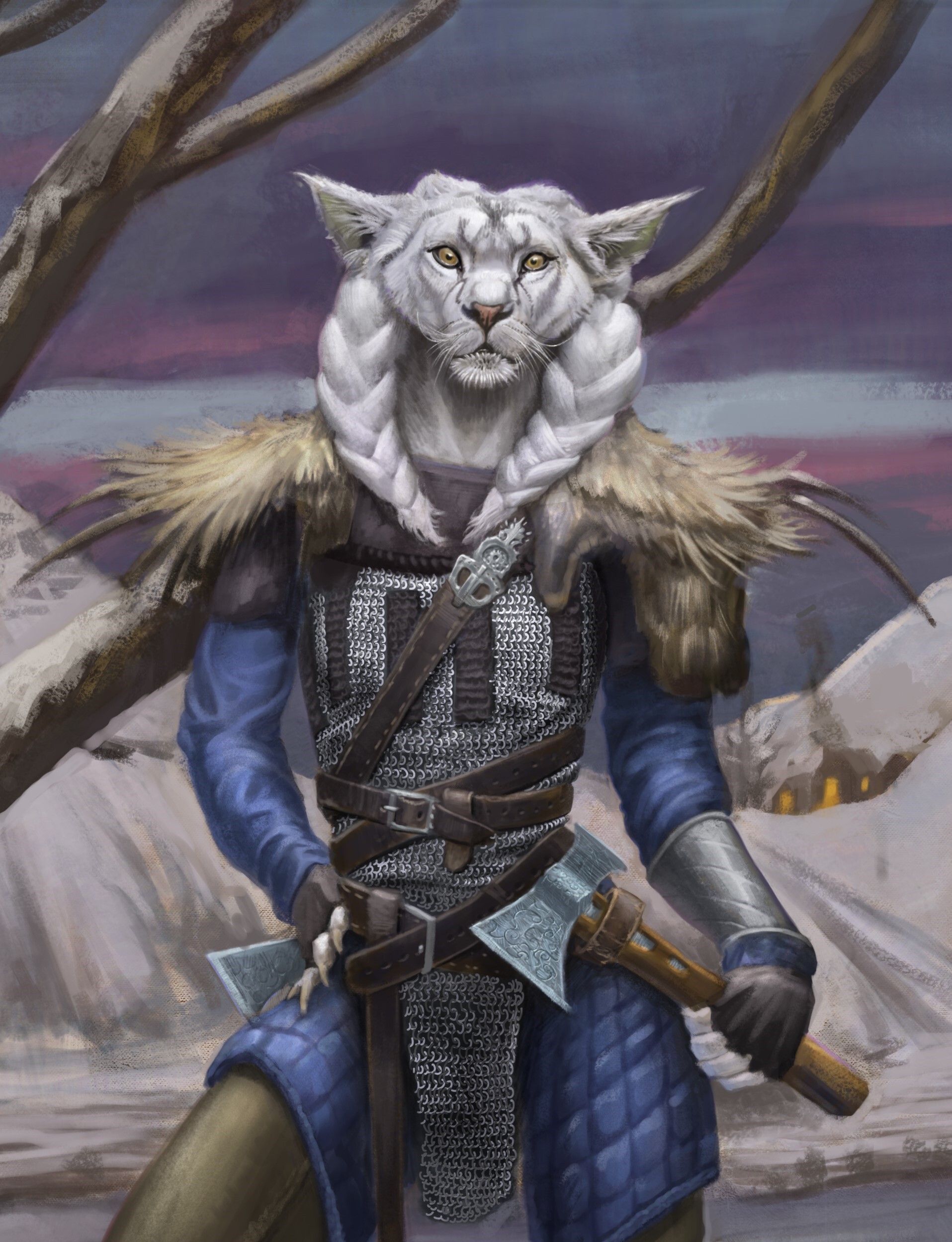 ArtStation - Tabaxi Fighter