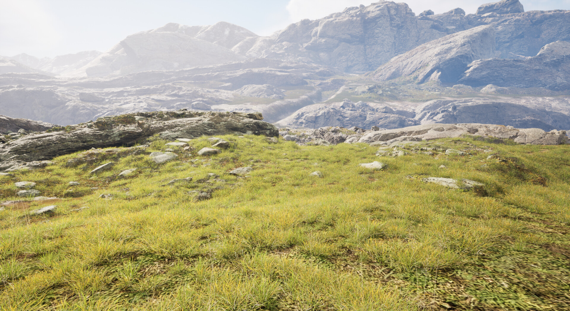 ArtStation - Mountain lake - Houdini/UE5