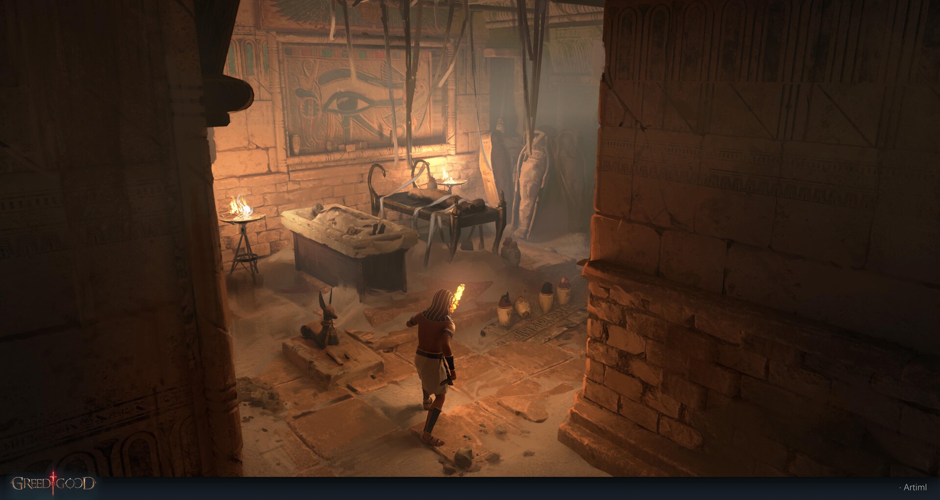 ArtStation - Egypt-mummification