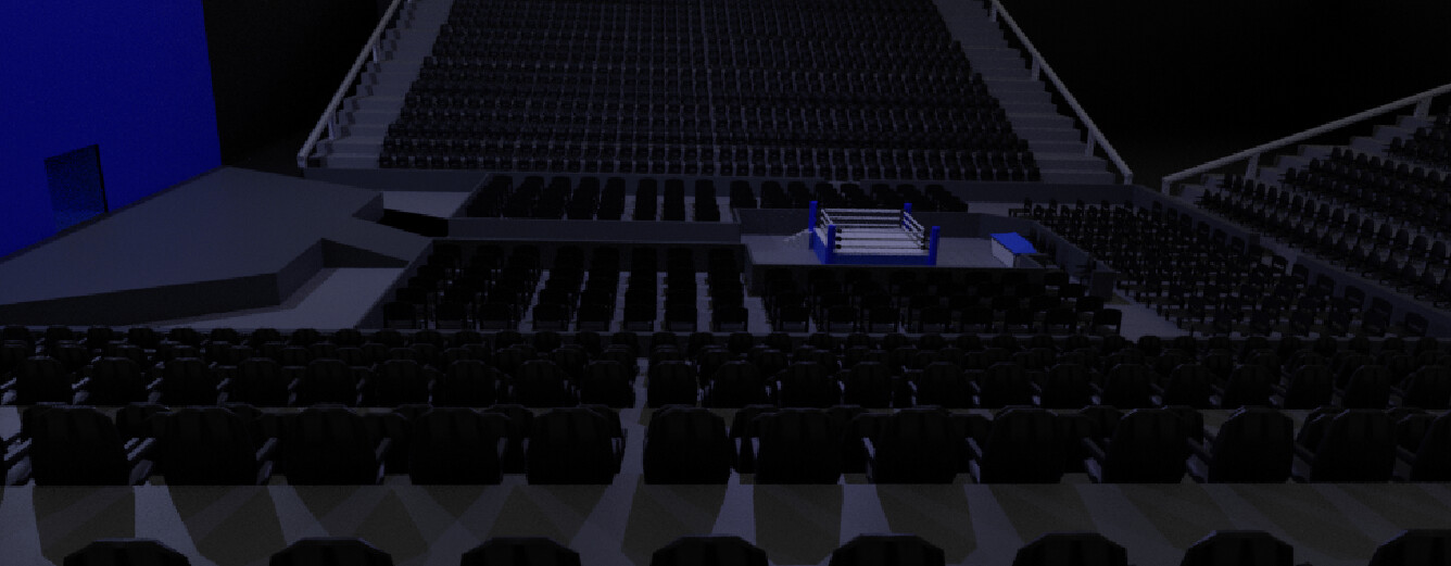 SAVIO MEDEIROS - 3D WWE ARENA IN BLENDER