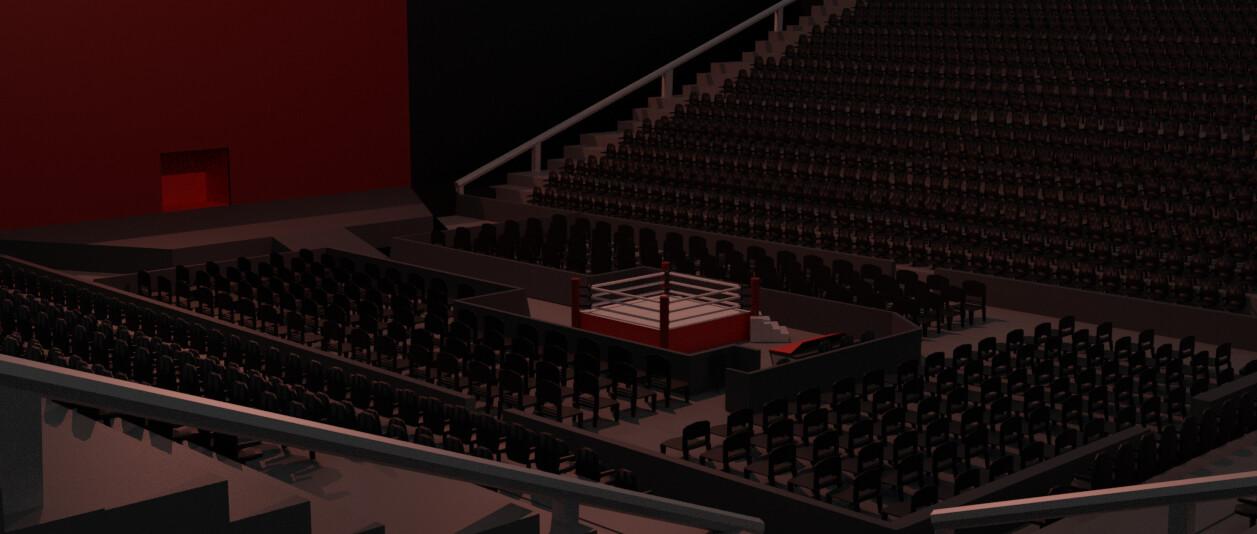 SAVIO MEDEIROS - 3D WWE ARENA IN BLENDER