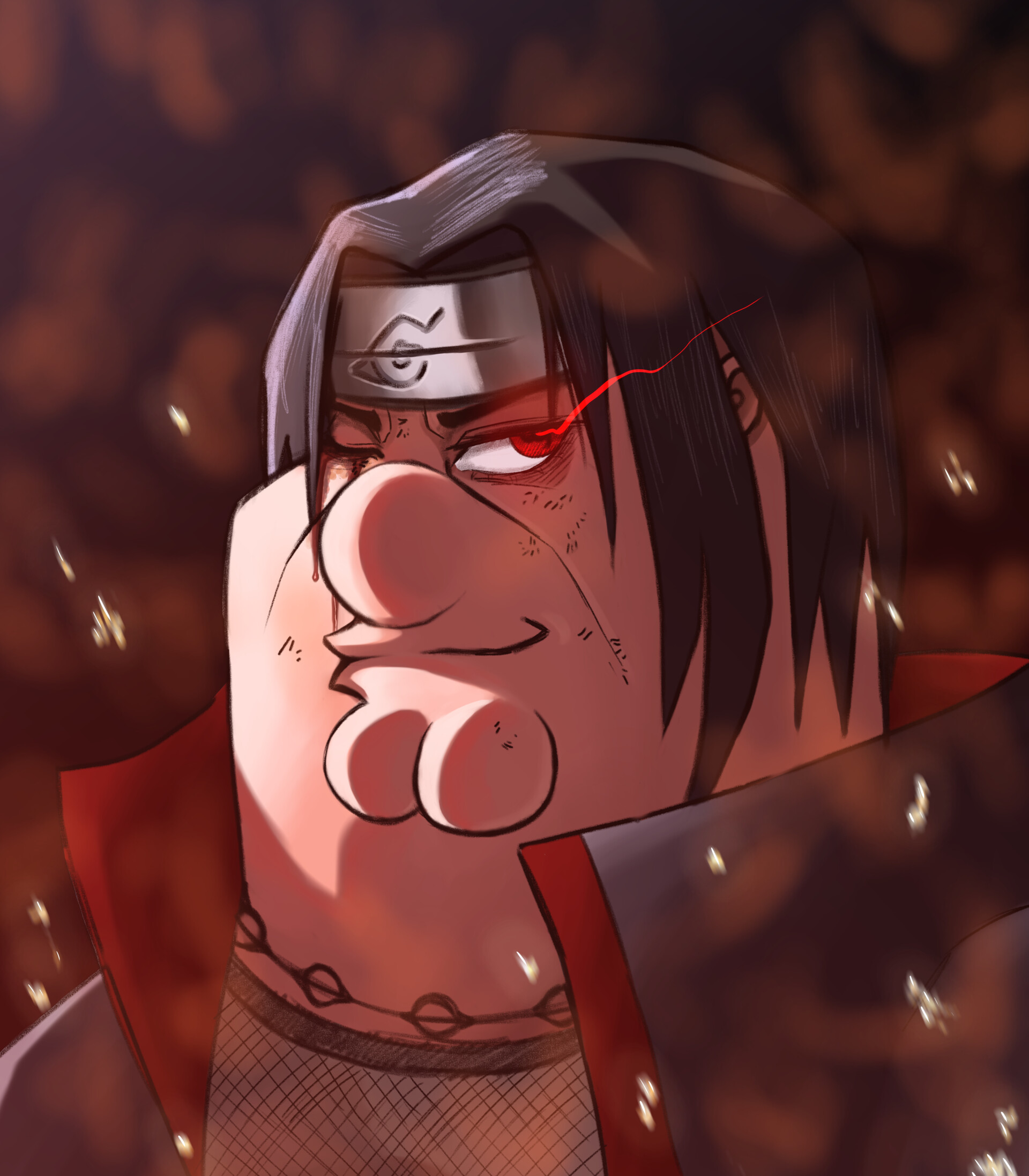 ArtStation - Peter Griffen as Itachi