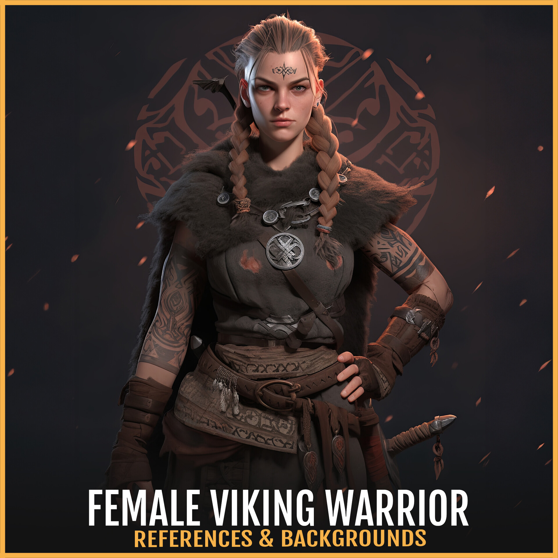 ArtStation - 303 Female Viking Warrior