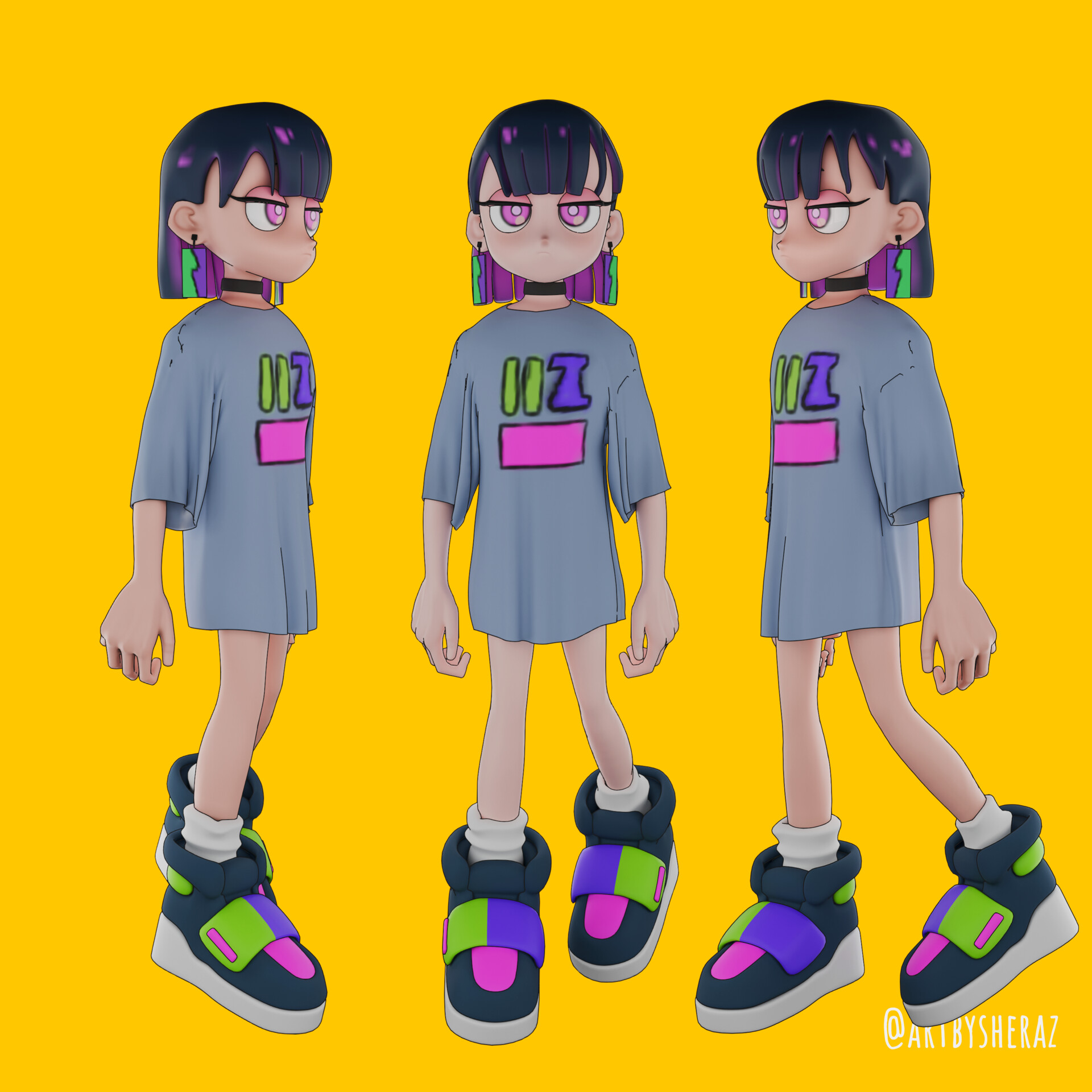 ArtStation - ZUTOMAYO 3D STYLIZED FANART