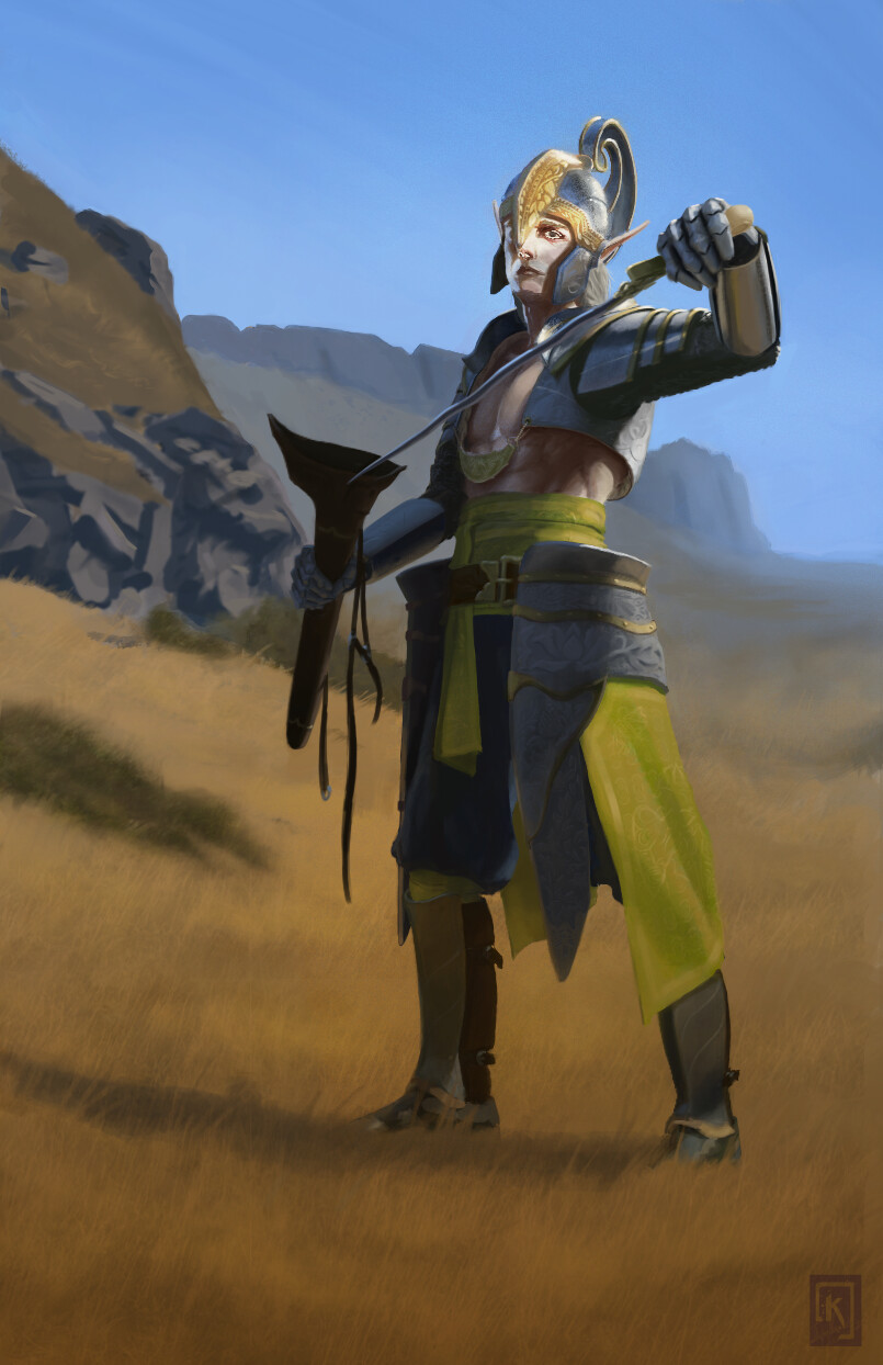 ArtStation - Elf Commander