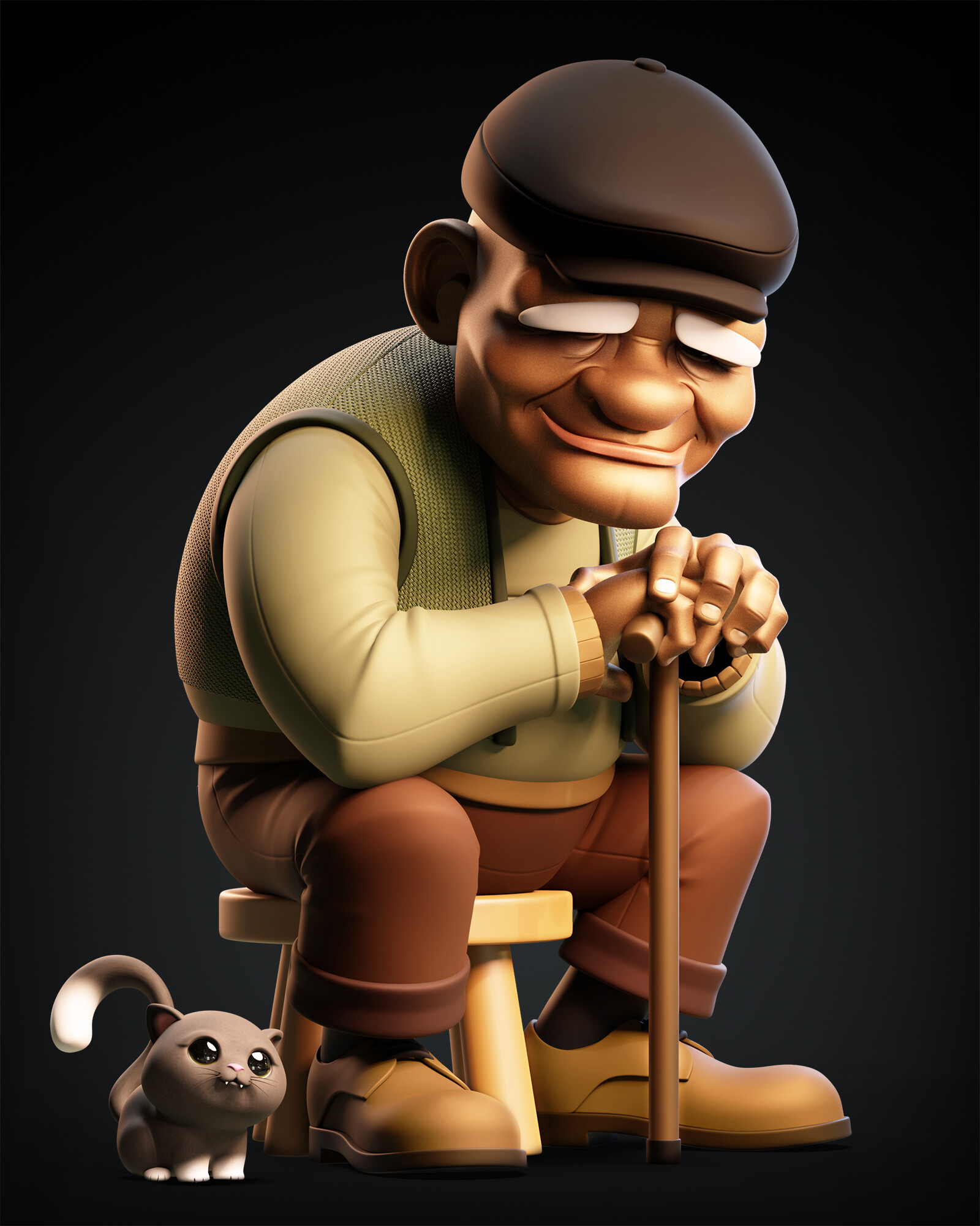 ArtStation - Grandpa Sketch