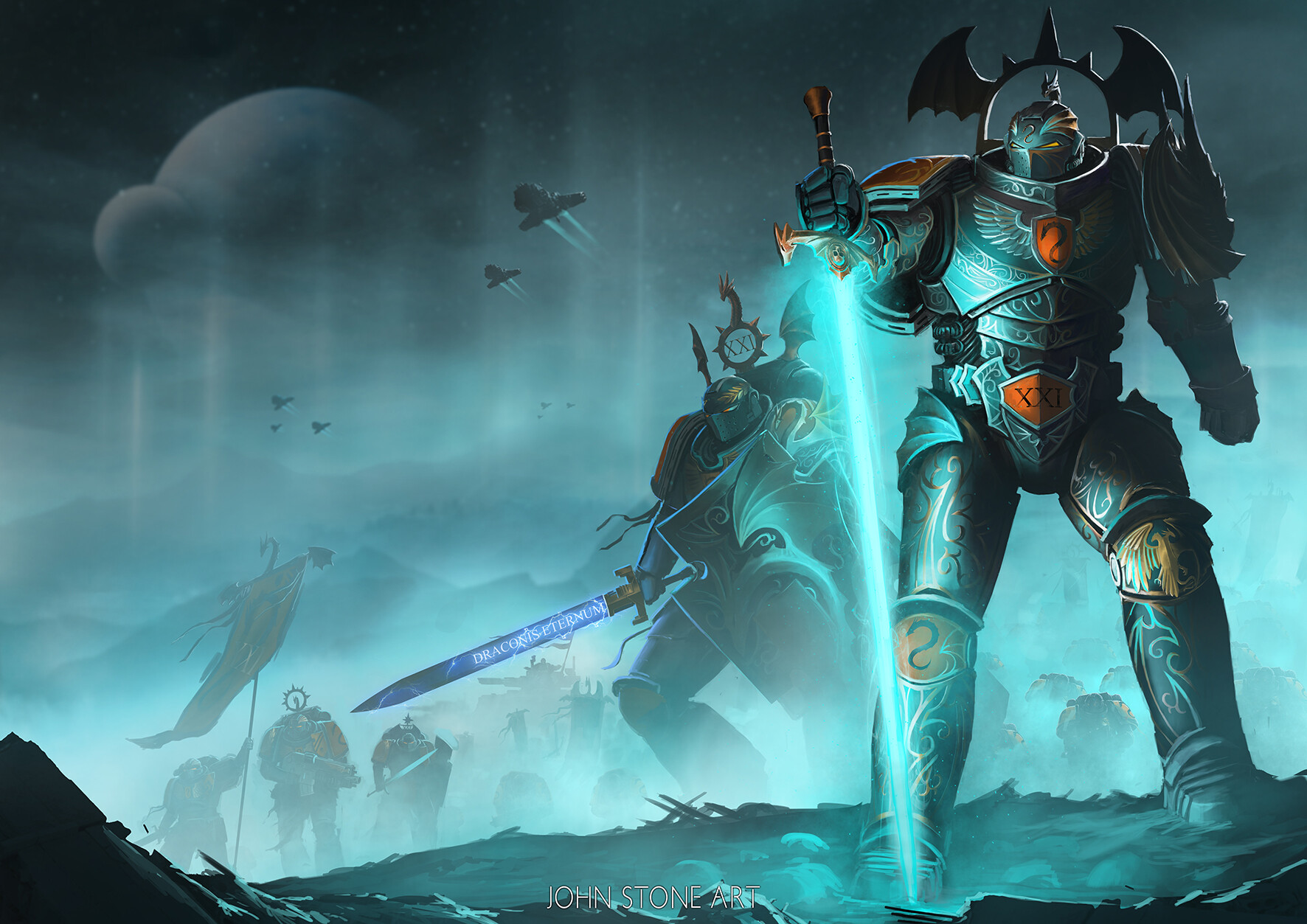 ArtStation - Primarch and his Champion