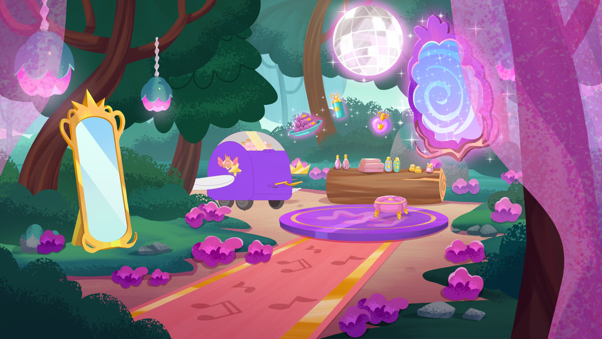 how to draw mlp backgrounds