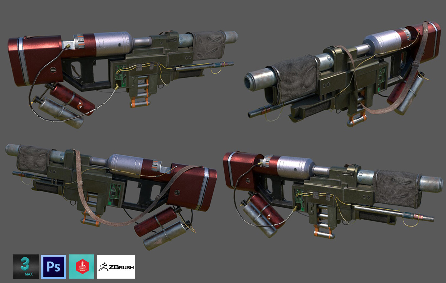ArtStation - Sci-fi Gun