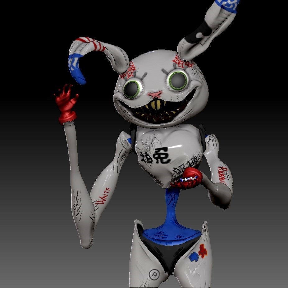 ArtStation - White Rabbit Candy Inspired Animatronic