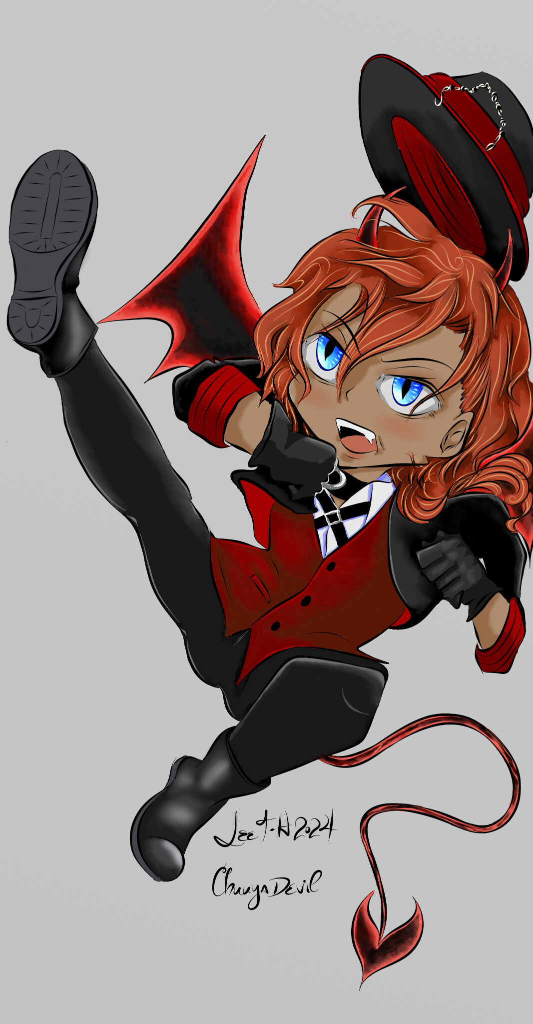 ArtStation - Demon Chuuya Chibi