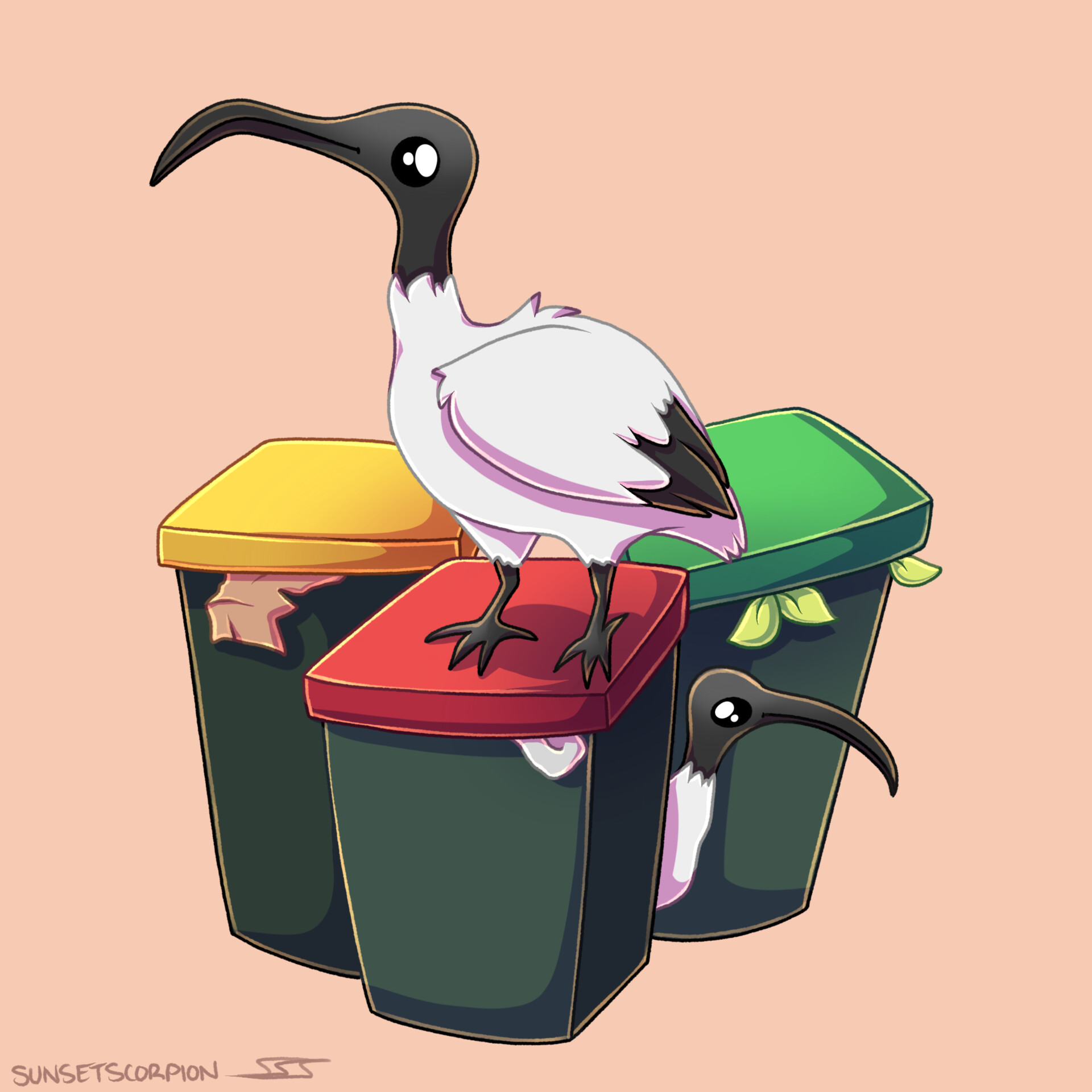 ArtStation - Bin Chickens