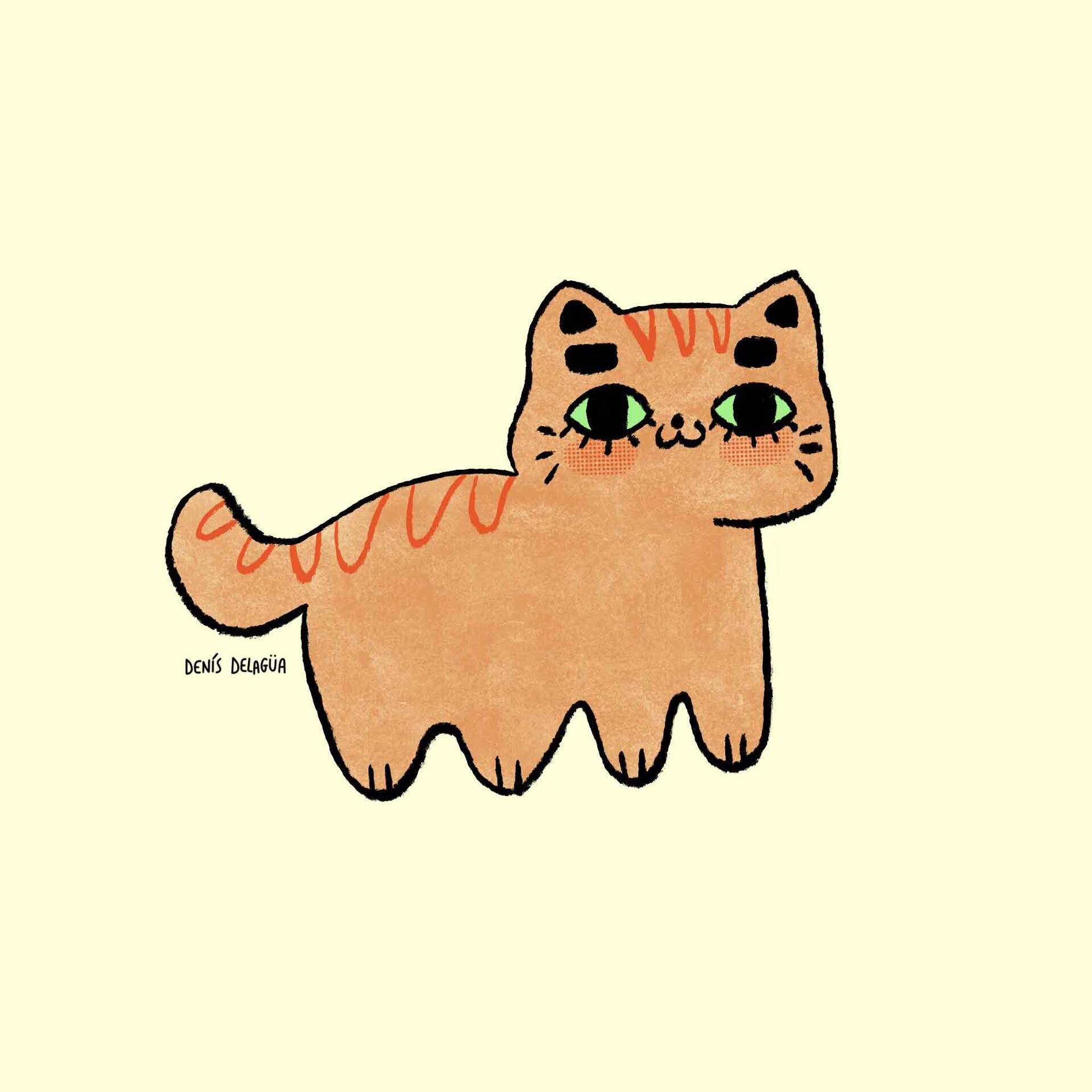 ArtStation - "No thoughts, head empty" cats staring at your soul