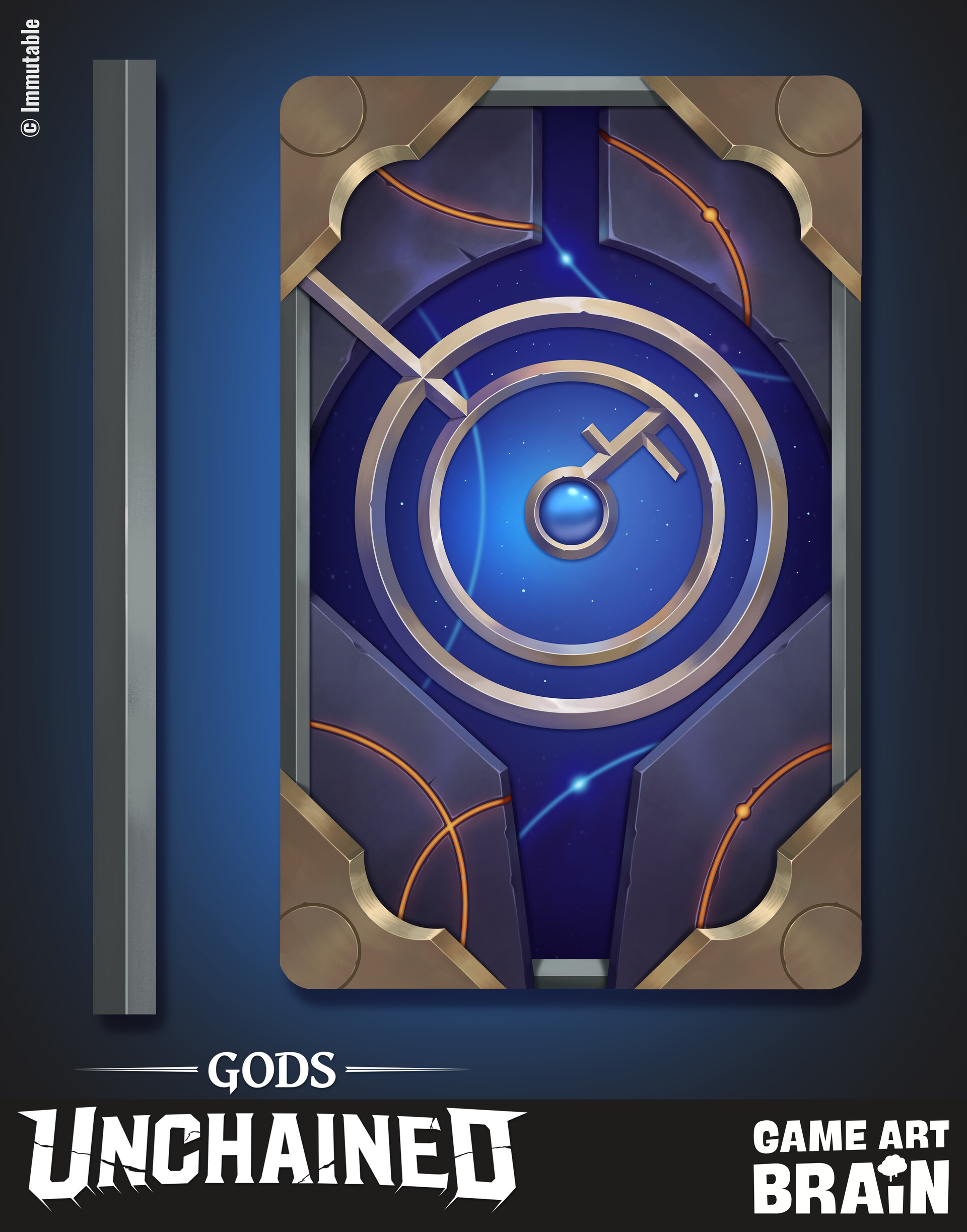 Game Art Brain - Creation & Consulting - Gods Unchained - Card Back
