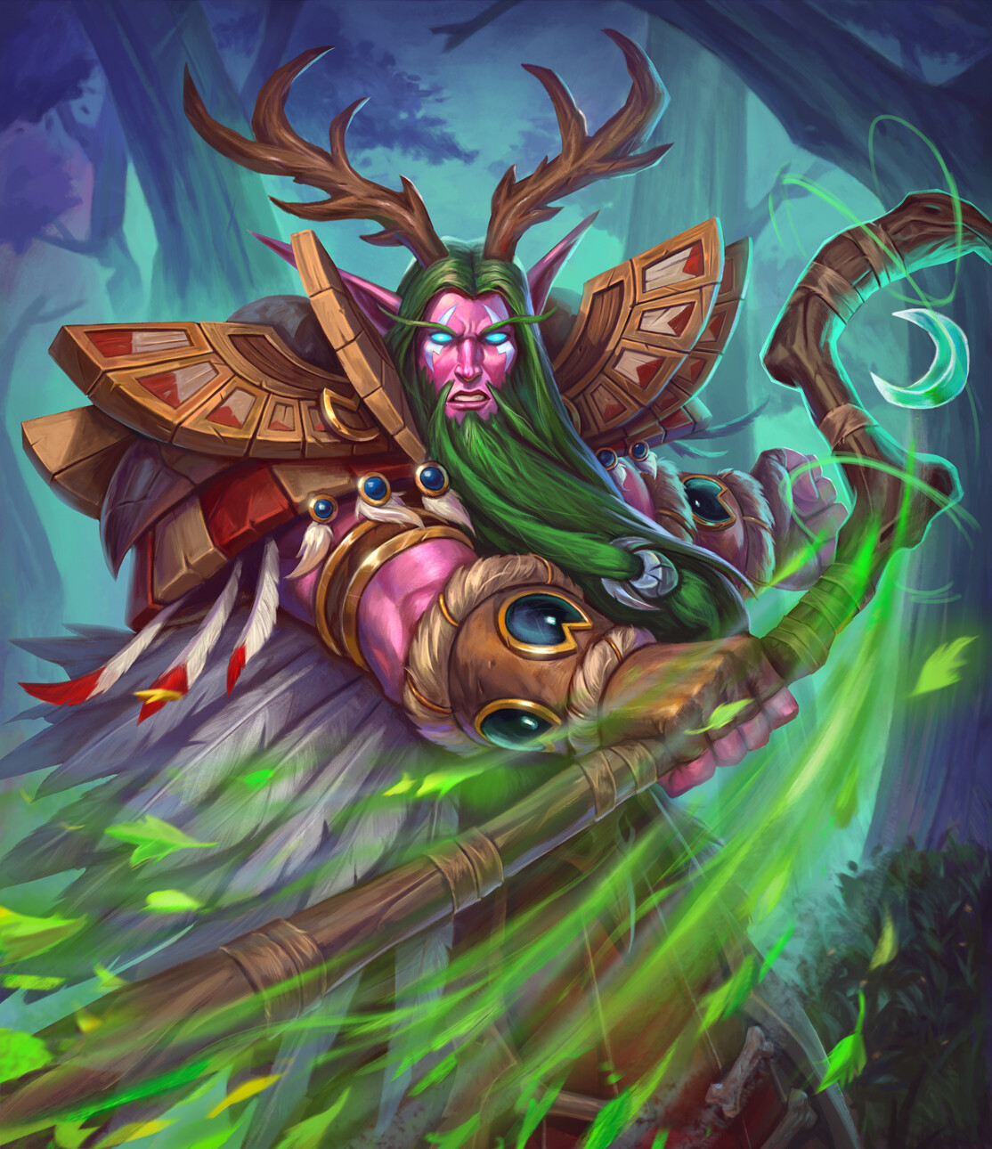 ArtStation - Hearthstone - Thunderheart Malfurion