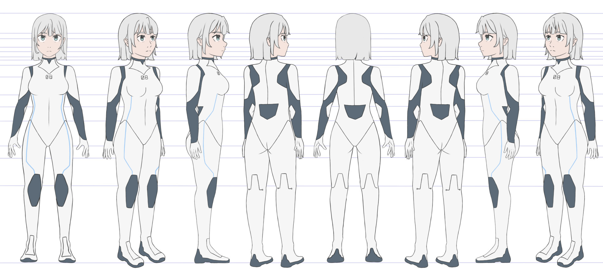 ArtStation - Zero Eight Character Design