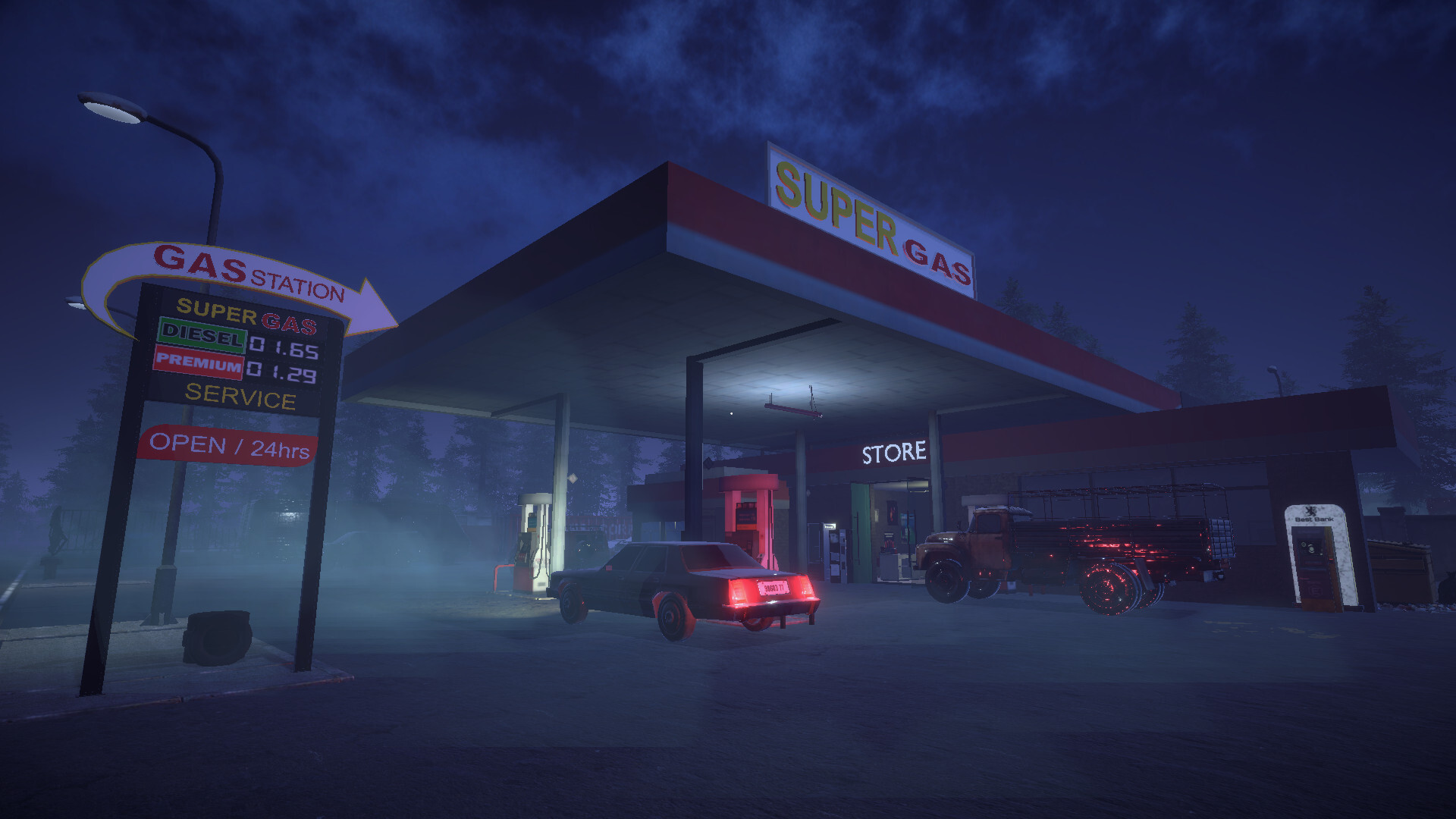 ArtStation - Home Snatch - Horror Gaz Station