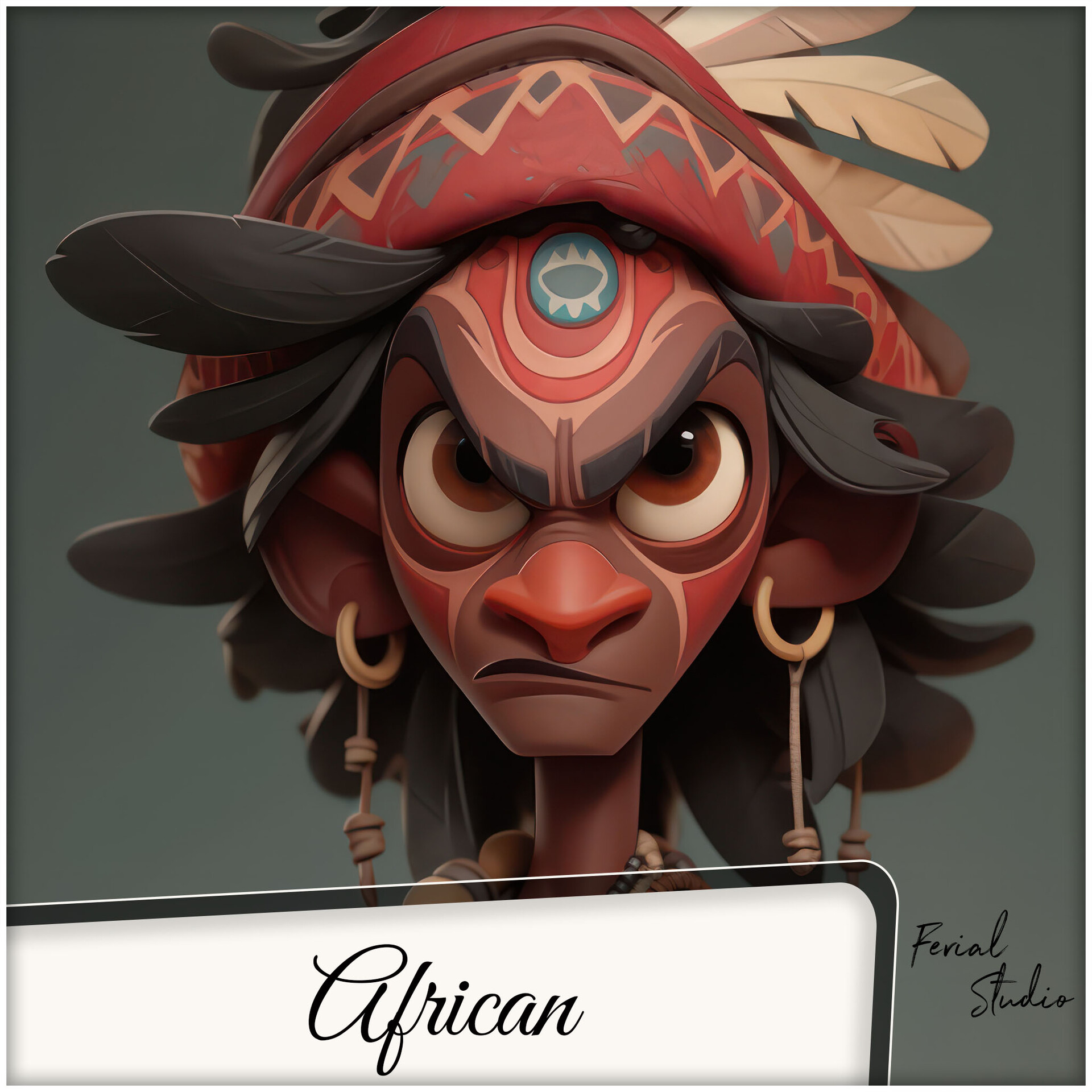 ArtStation - 🔹270 African - Stylized Character Reference Image Pack v ...