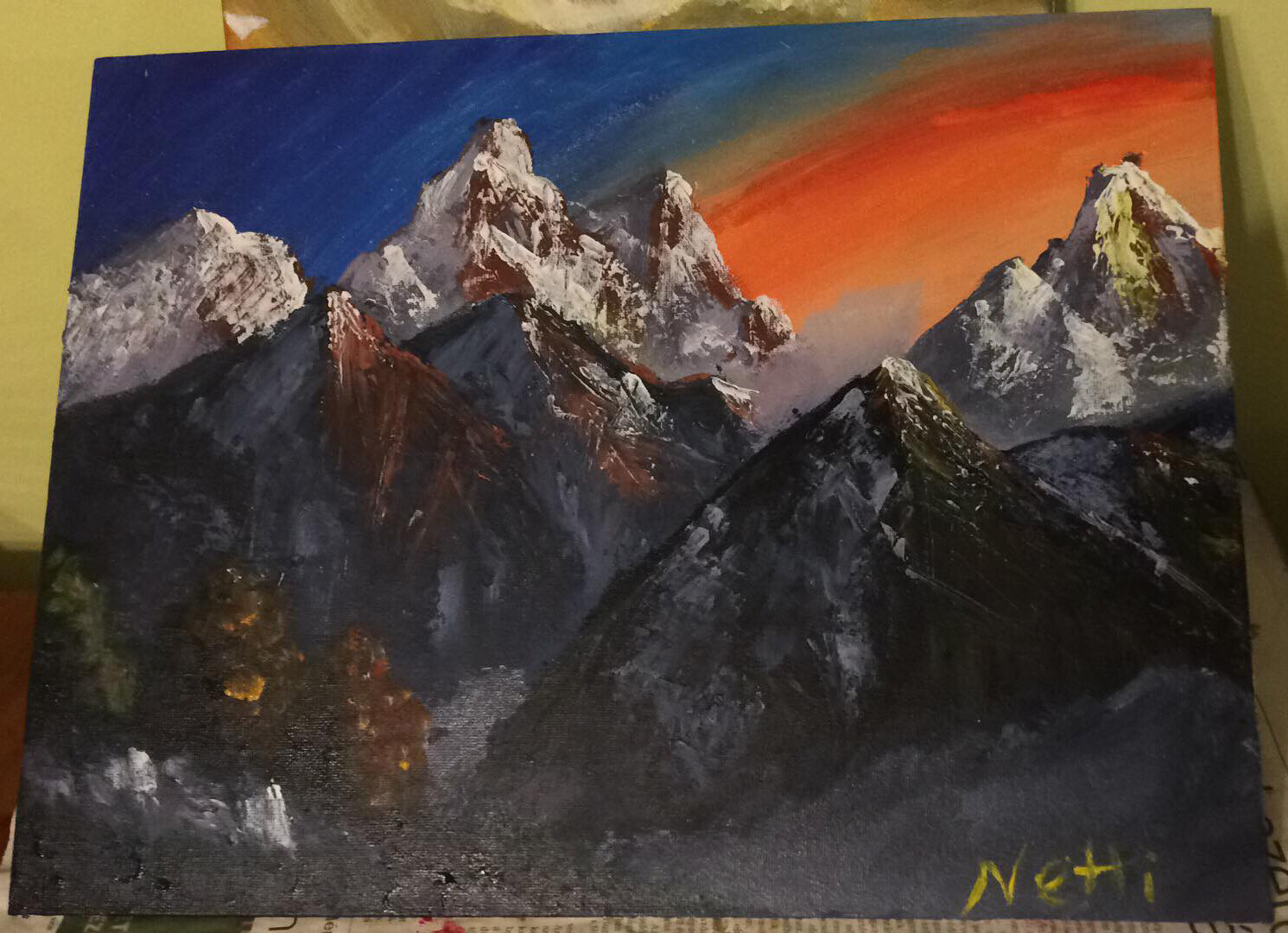 Lily Ninjon - Paintings from 2019.