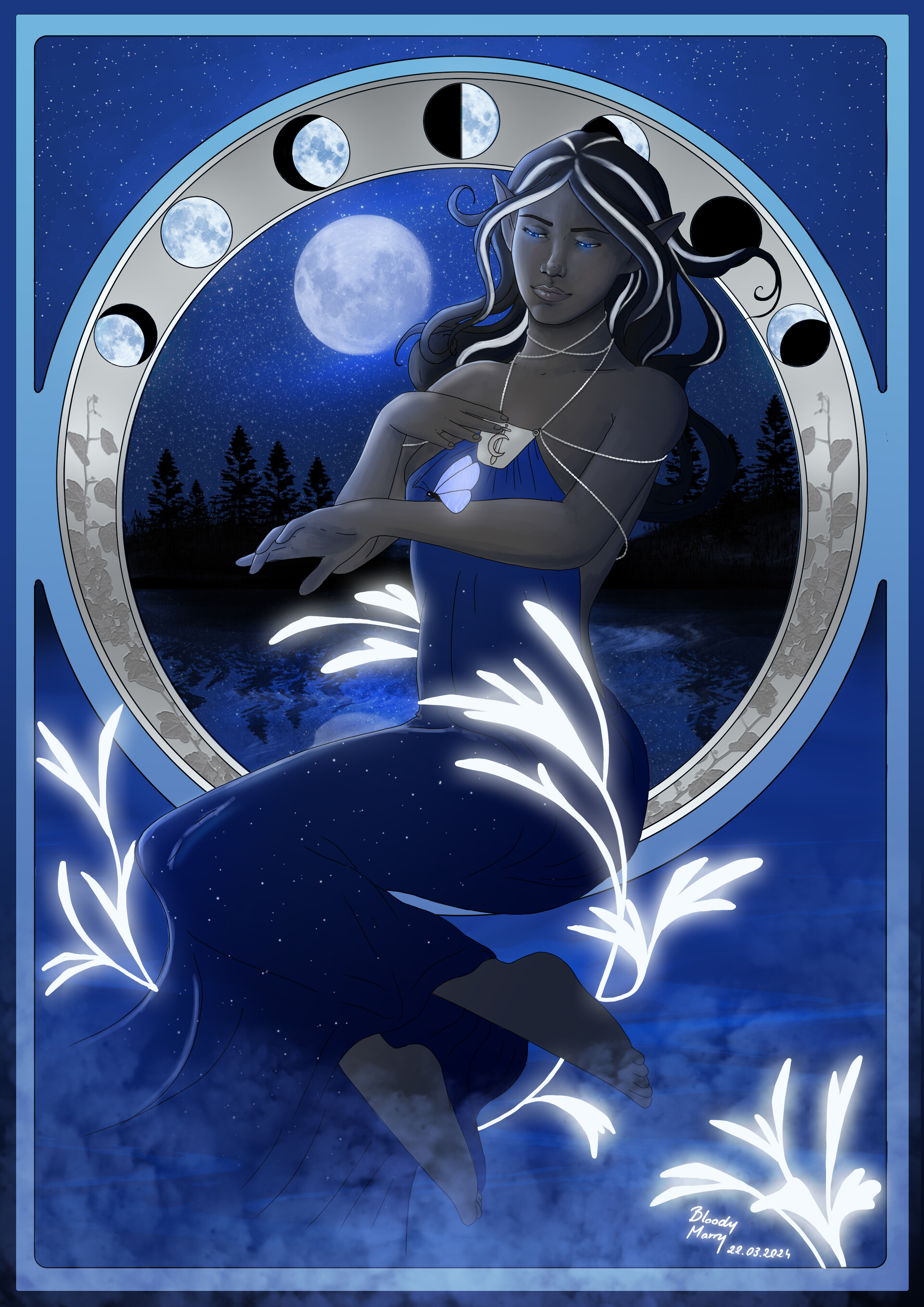 ArtStation - Shillen - Alphonse Mucha Pastiche