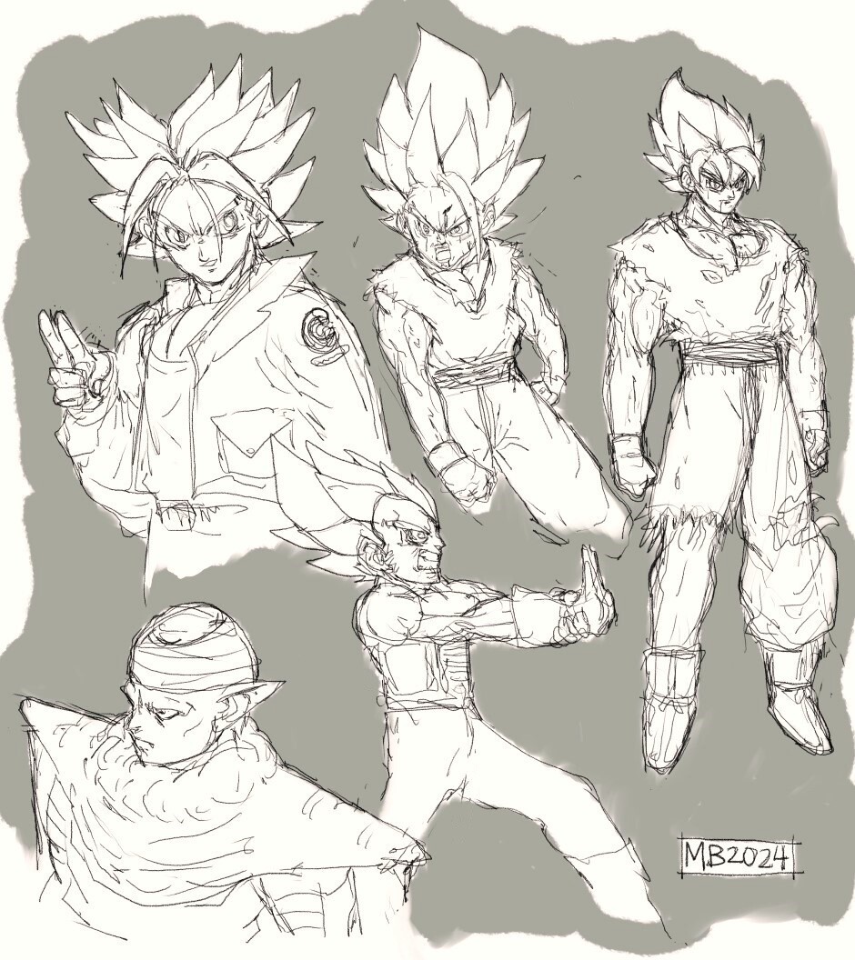 ArtStation - DBZ Sketches