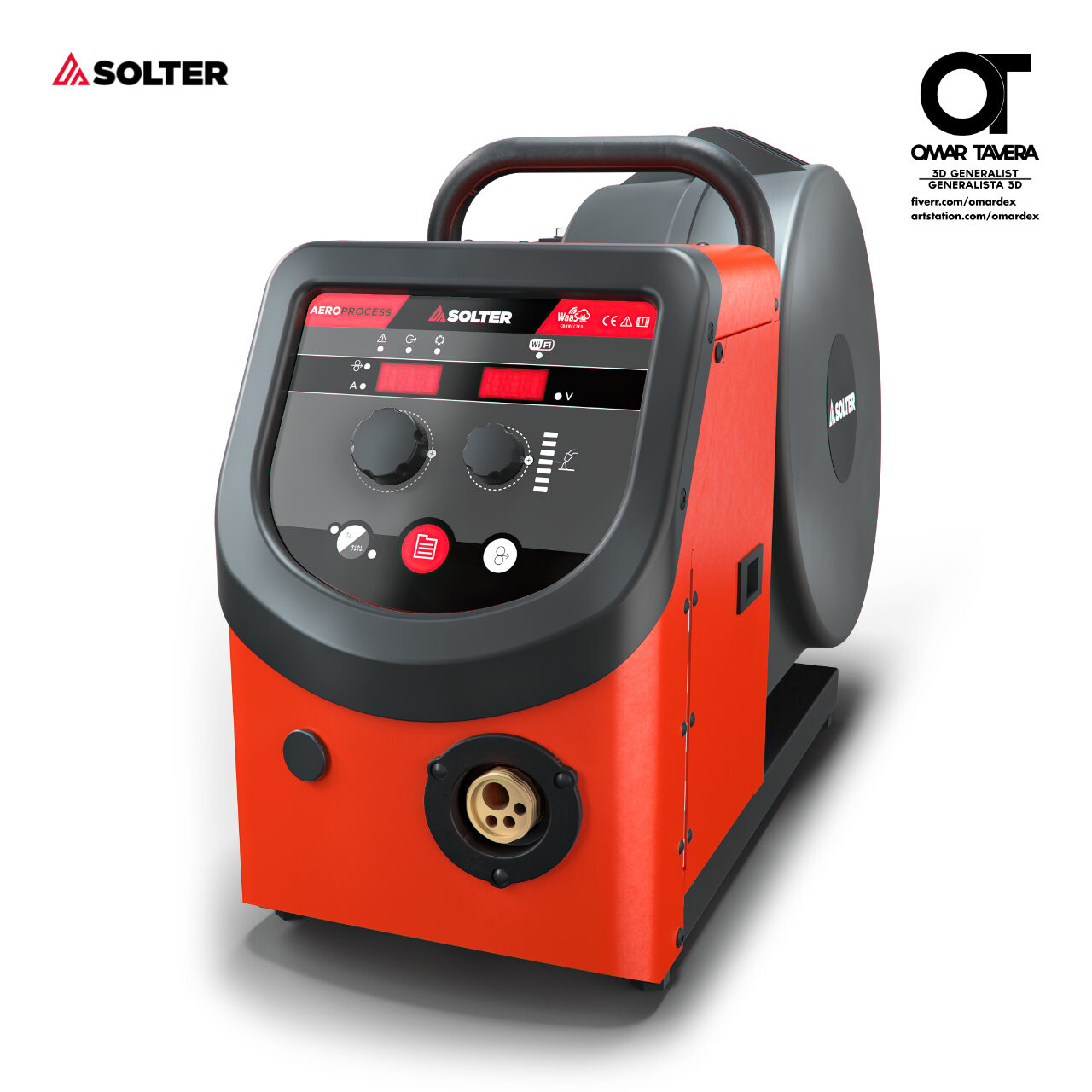 Omar Tavera - SOLTER machines store renders