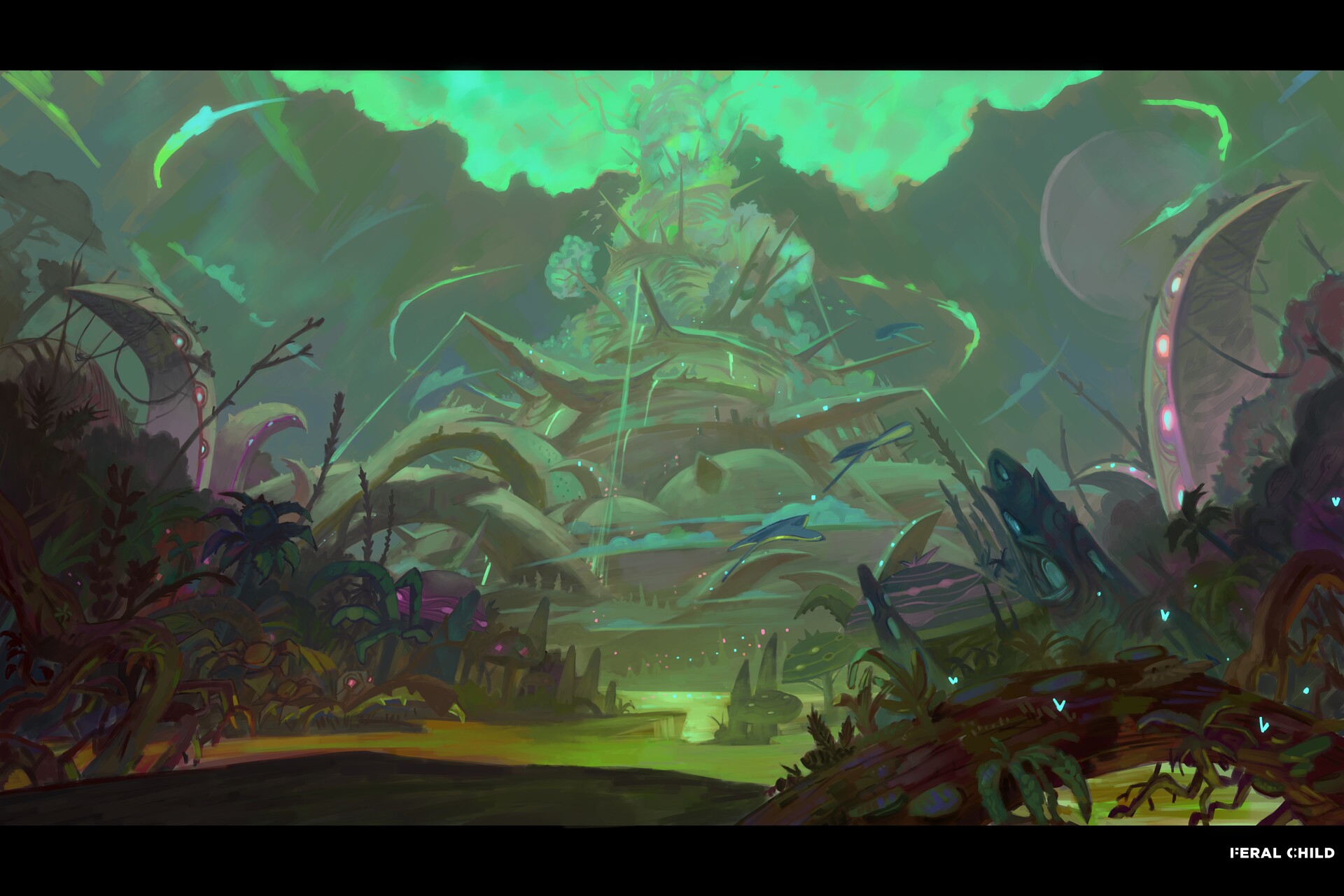 ArtStation - Planet "Lord of Mischief" (lush x FeralChild)