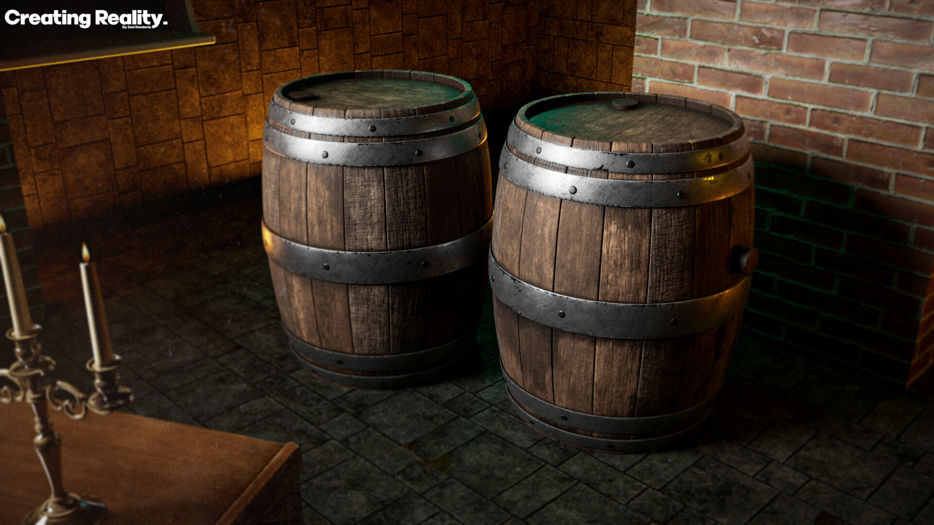 Creative Cubicle - Wine Barrels