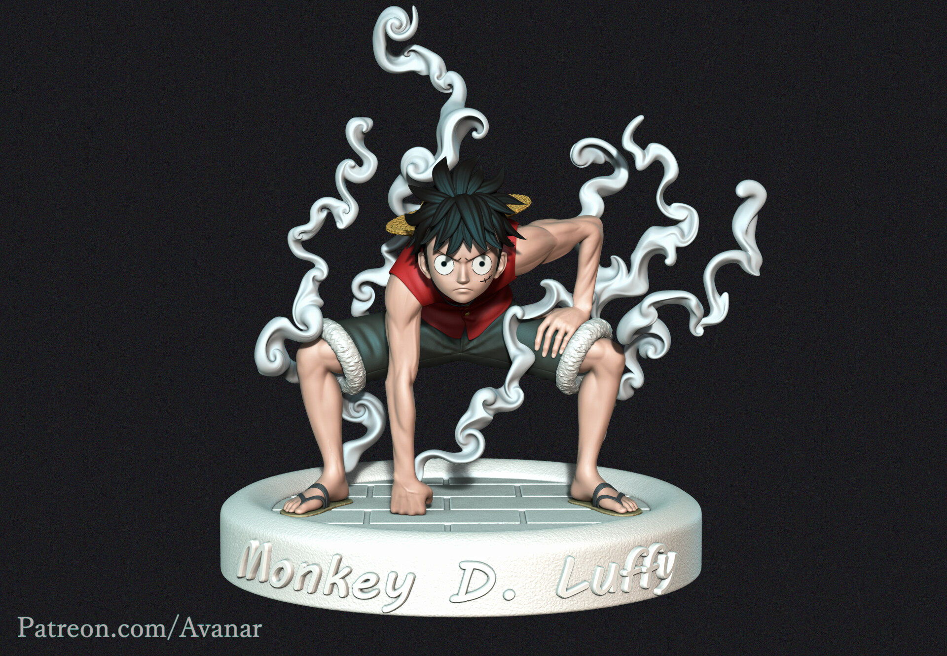 ArtStation - Luffy Figure