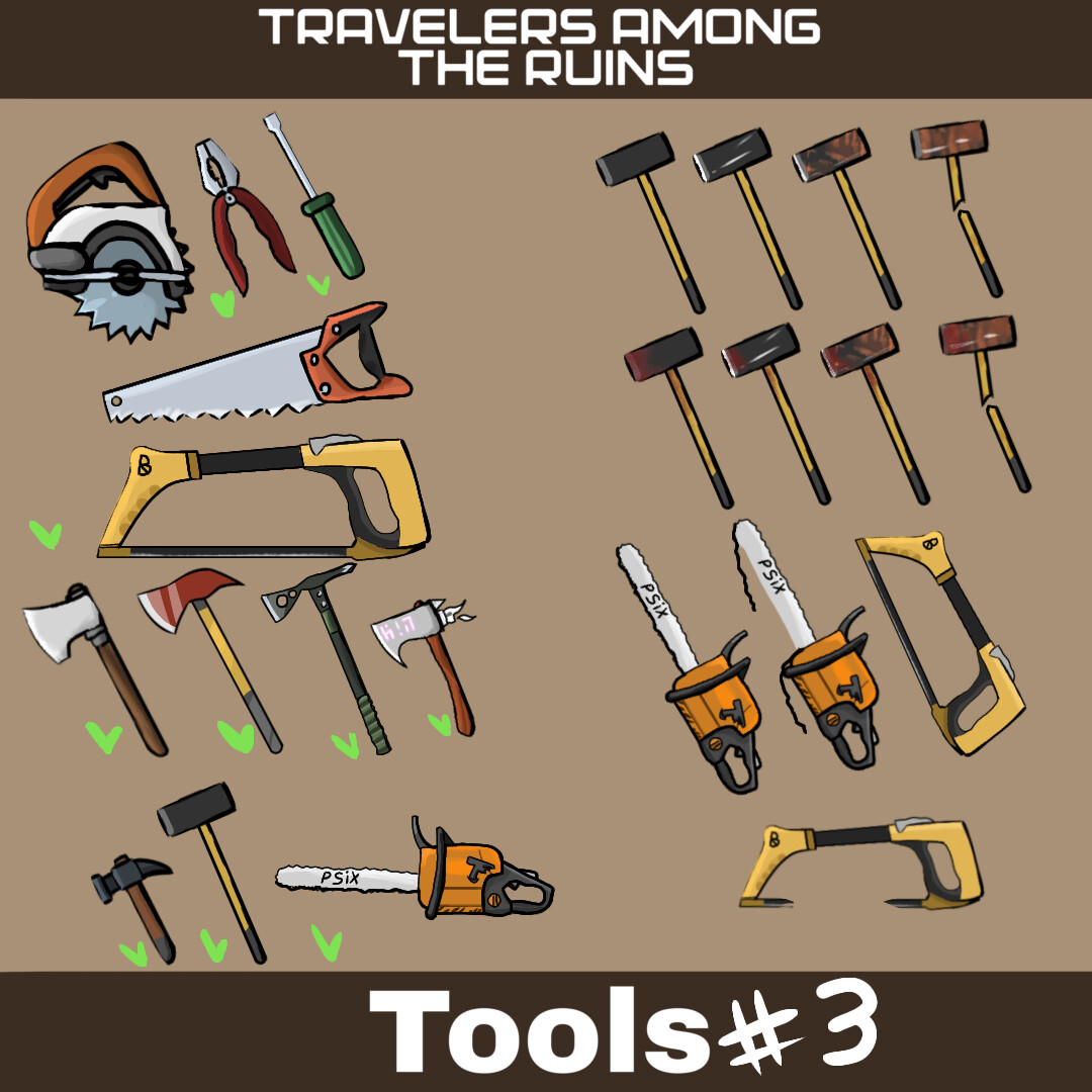 ArtStation - Tools #3 Travelers among the ruins