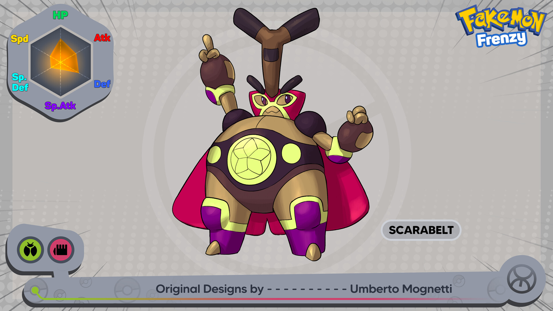 Umberto Mognetti - Fakemon Frenzy - Bug