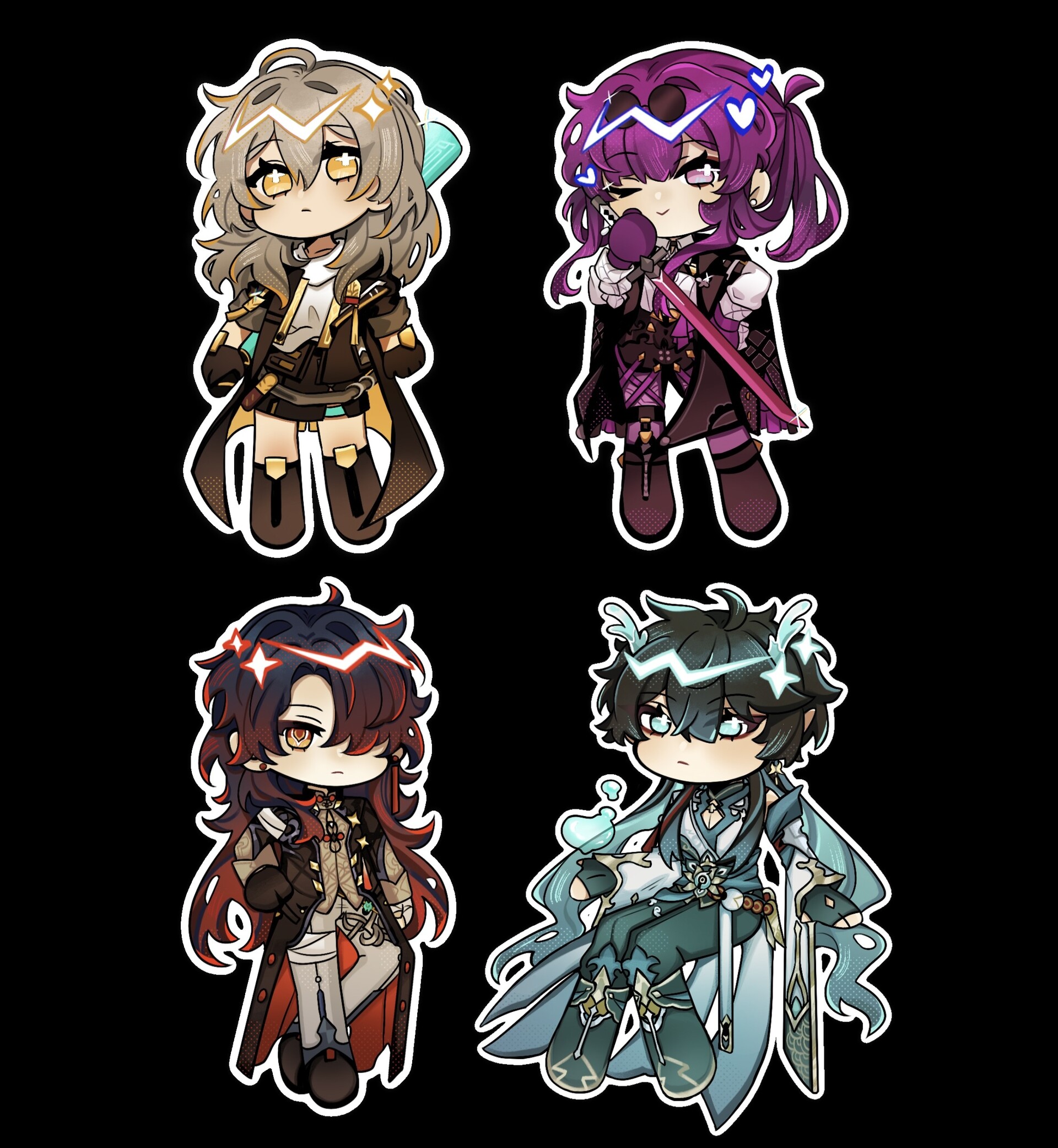 ArtStation - Honkai Star Rail Chibis