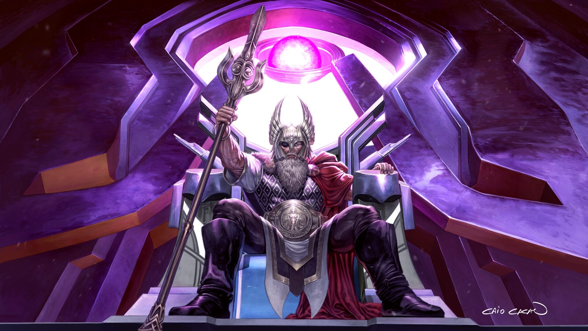 ArtStation - Gungnir Books - Odin poster