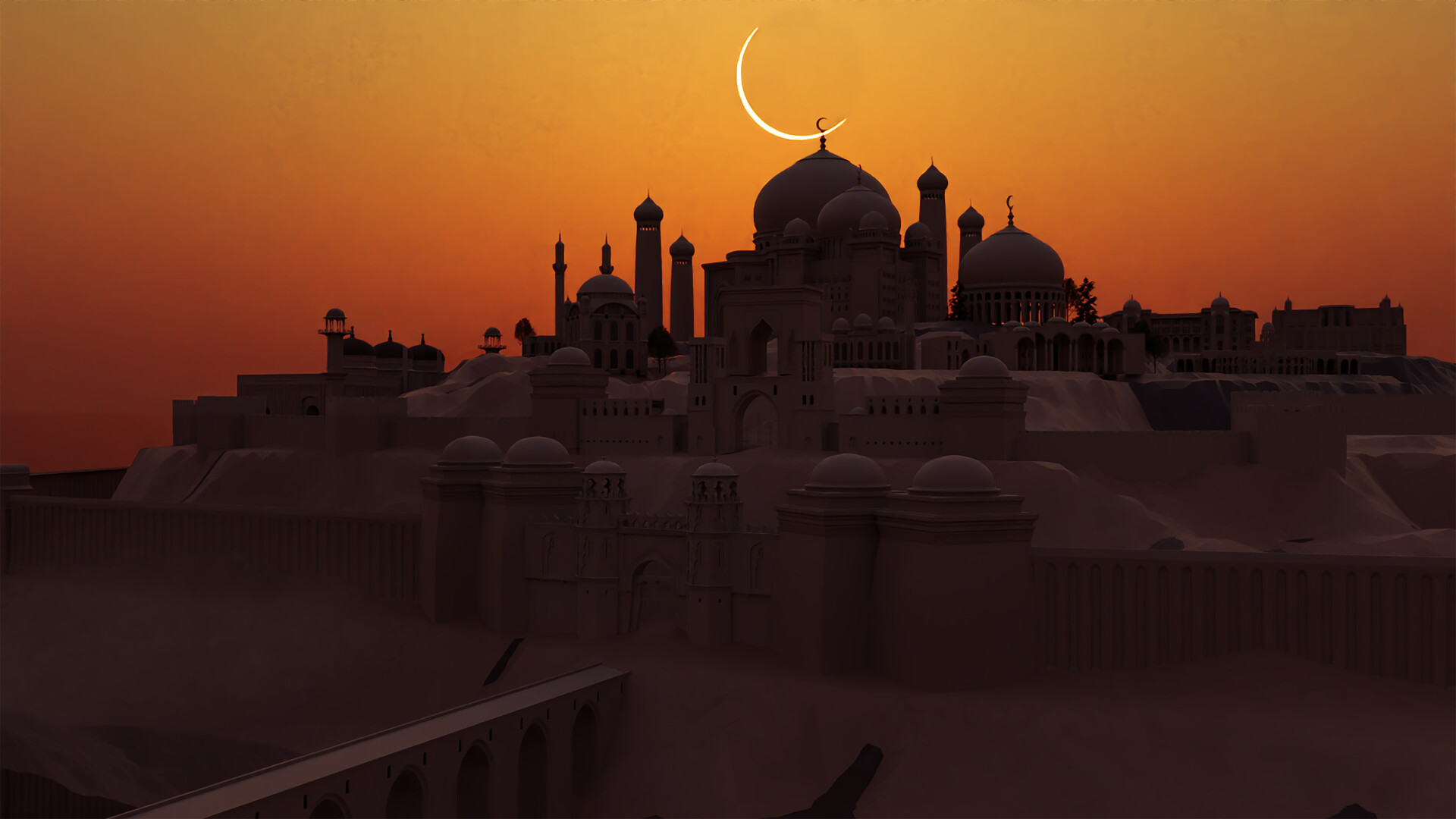 ArtStation - Shadows of Antiquity: A Medieval Middle Eastern Castle ...