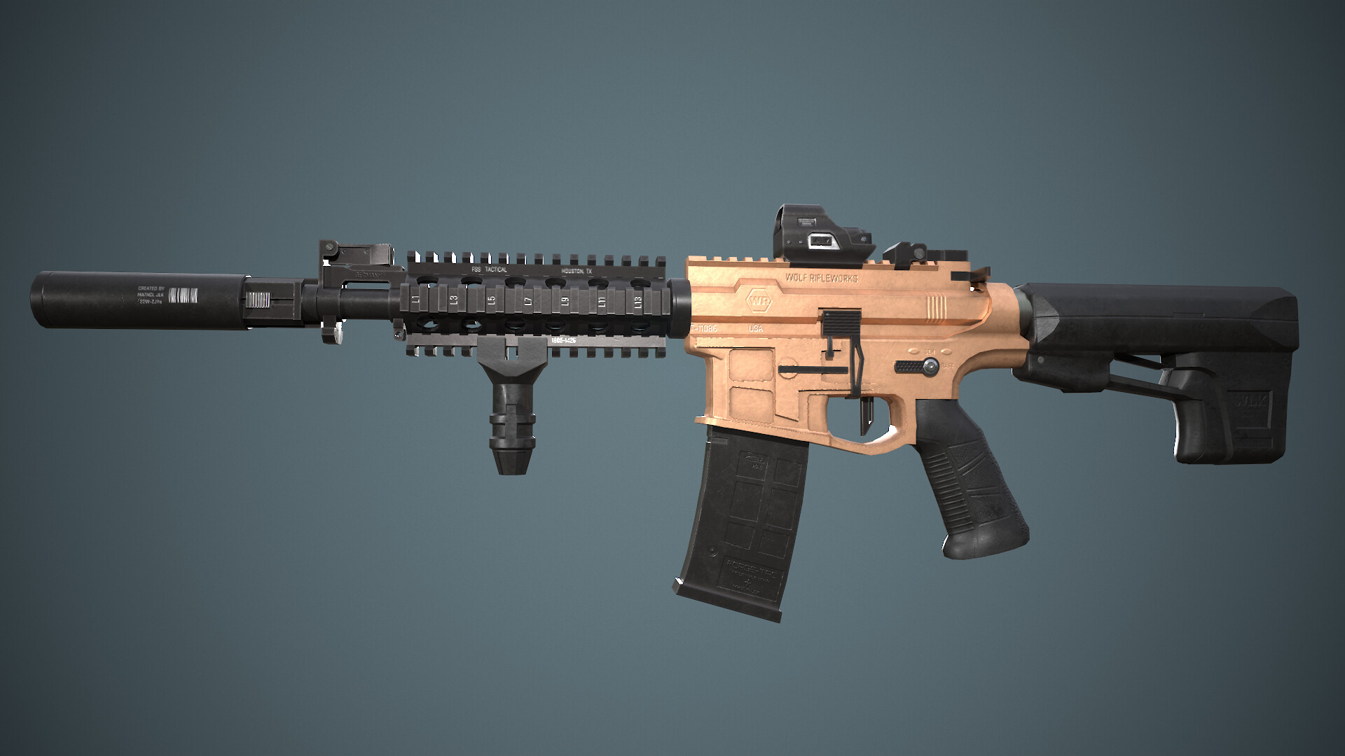 ArtStation - M4 Assault Rifle