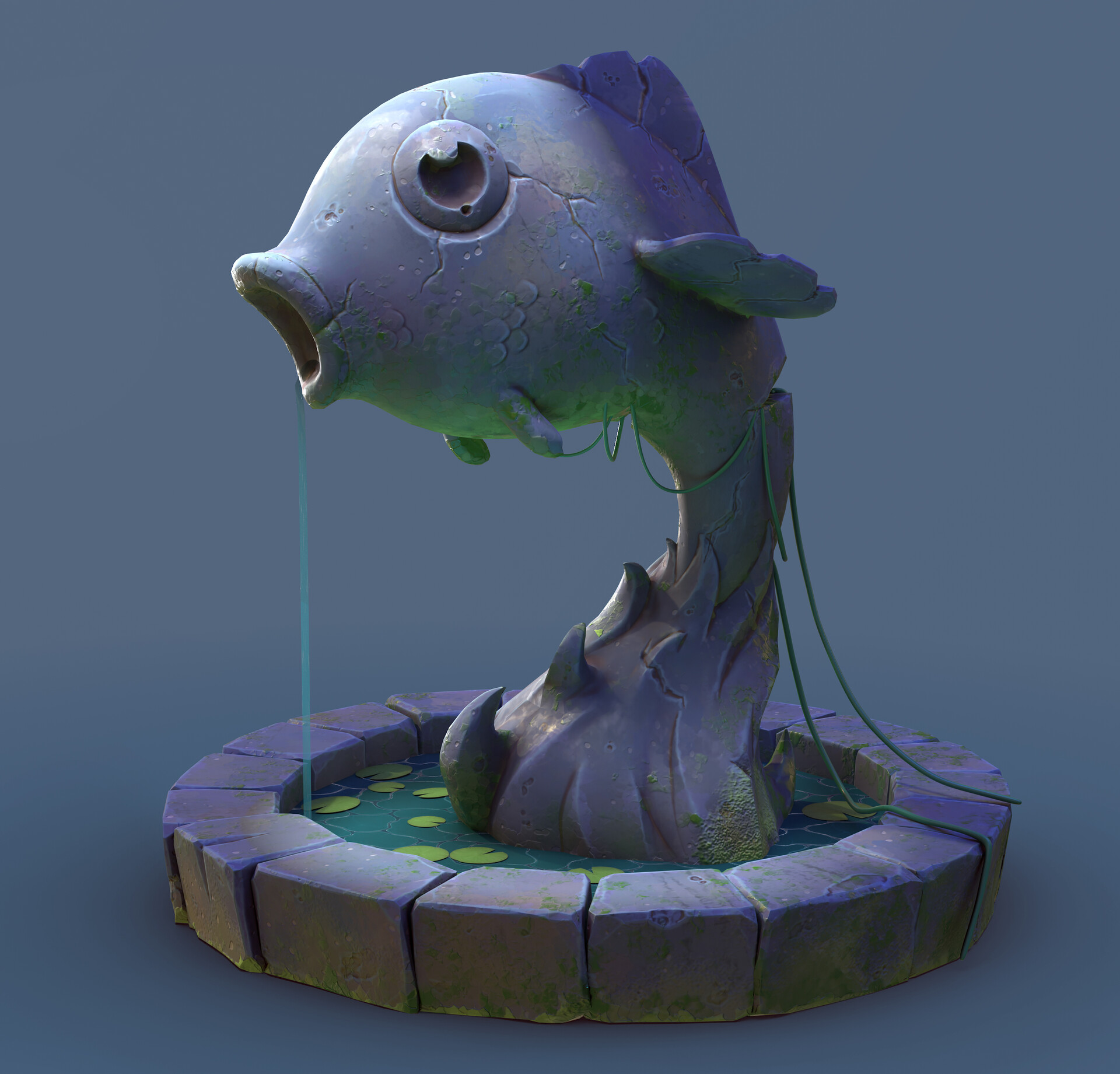 ArtStation - Fish Fountain