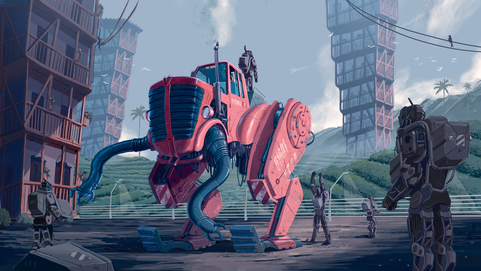 ArtStation - Solarpunk Coffee Farm