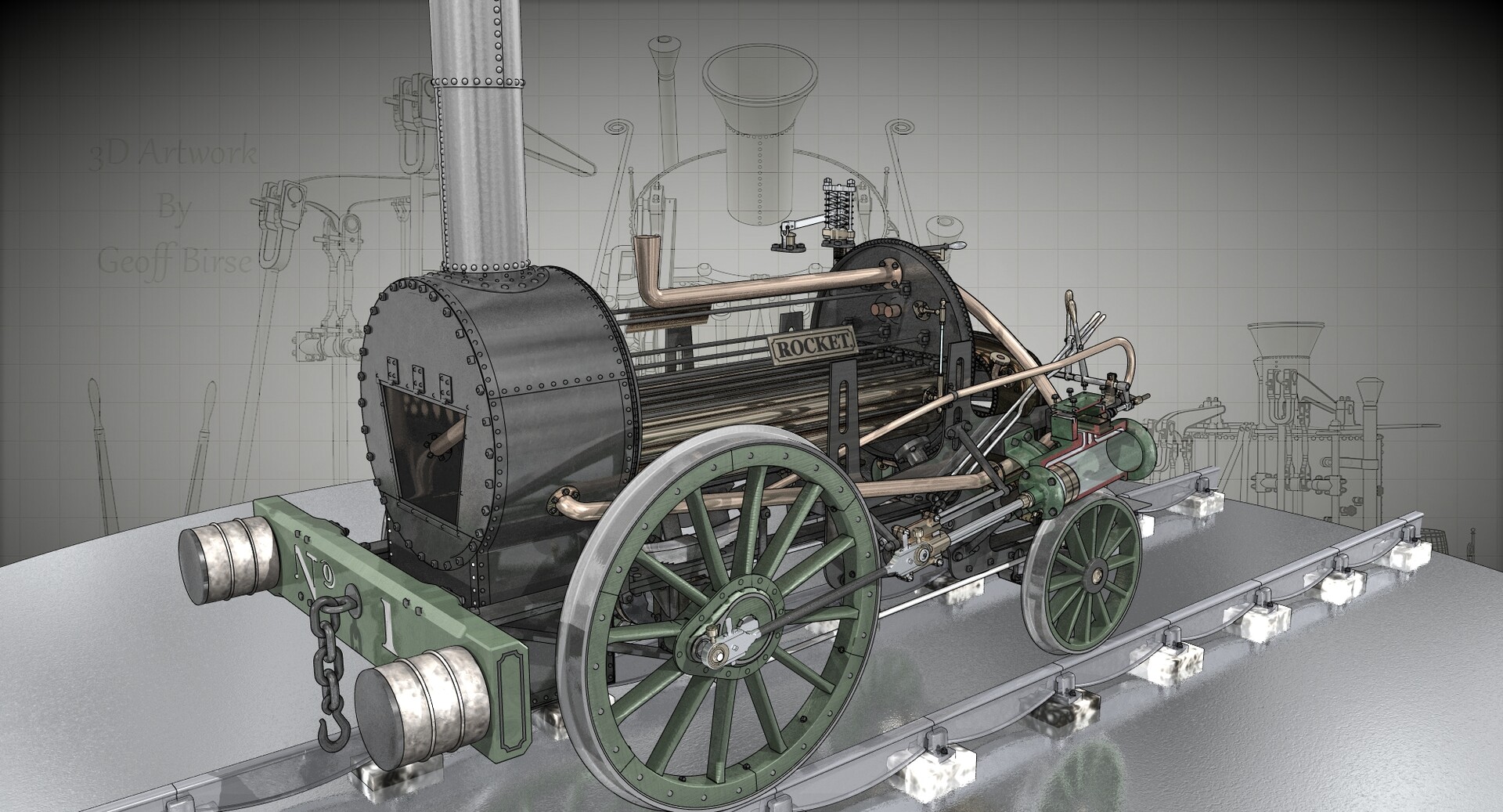 Geoff Birse - 1800 steam locomotives