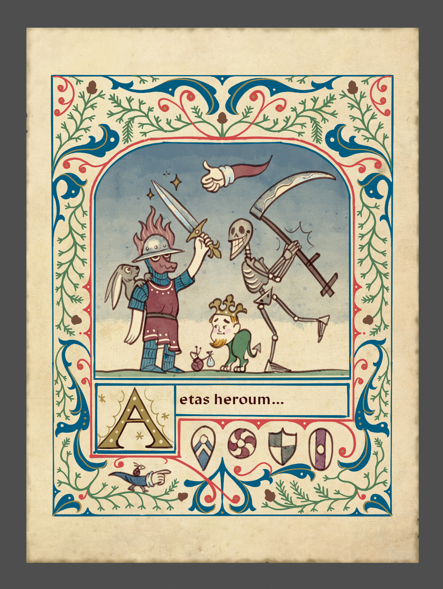 Florian Varzi - DoA - Intro: Marginalia Illustrations