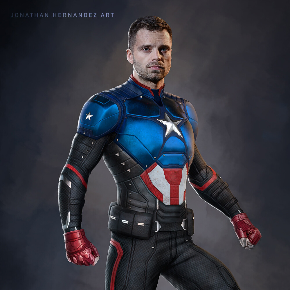 ArtStation - Captain América - Bucky - FanArt
