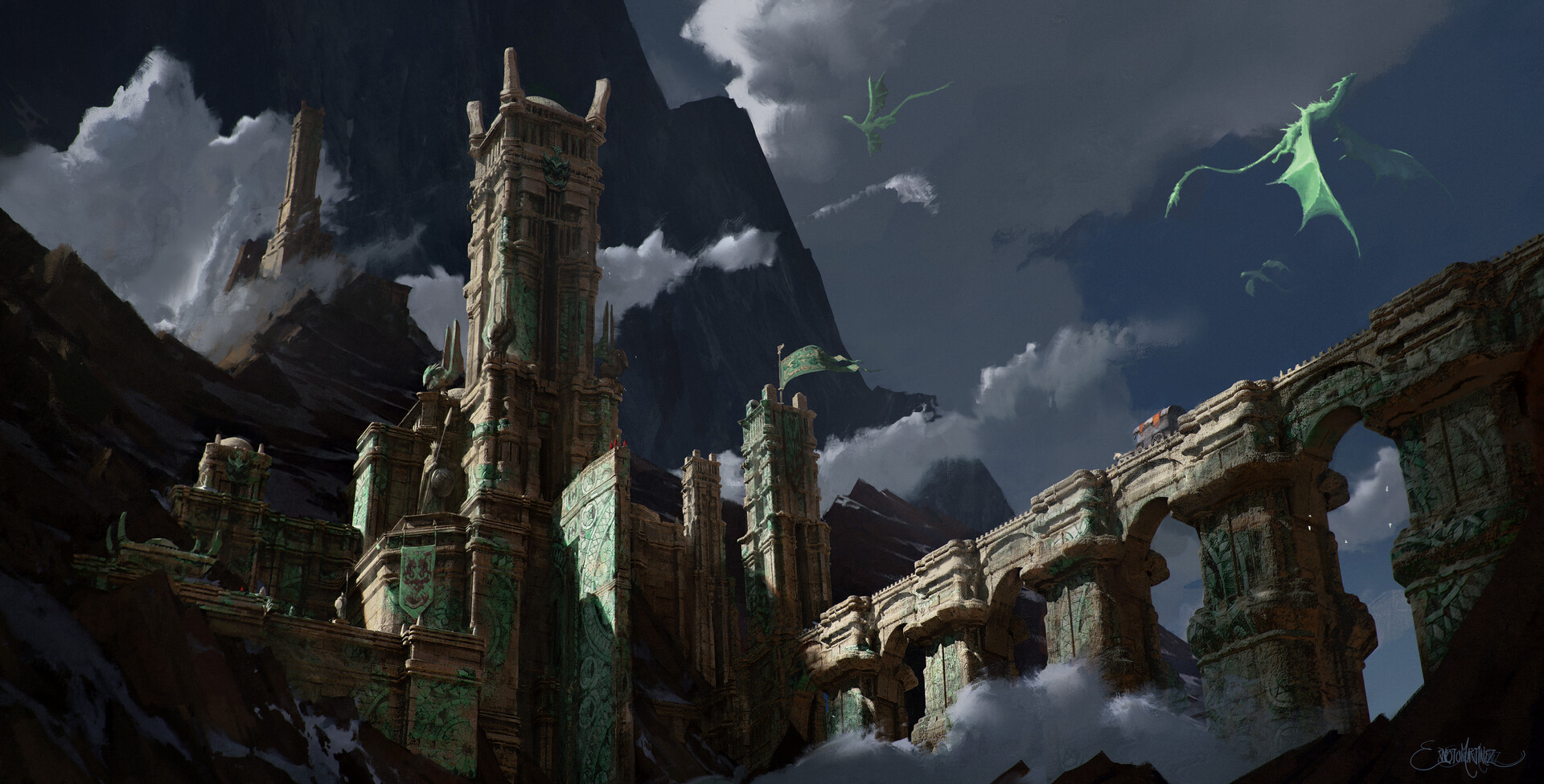 ArtStation - Dragons' Keep