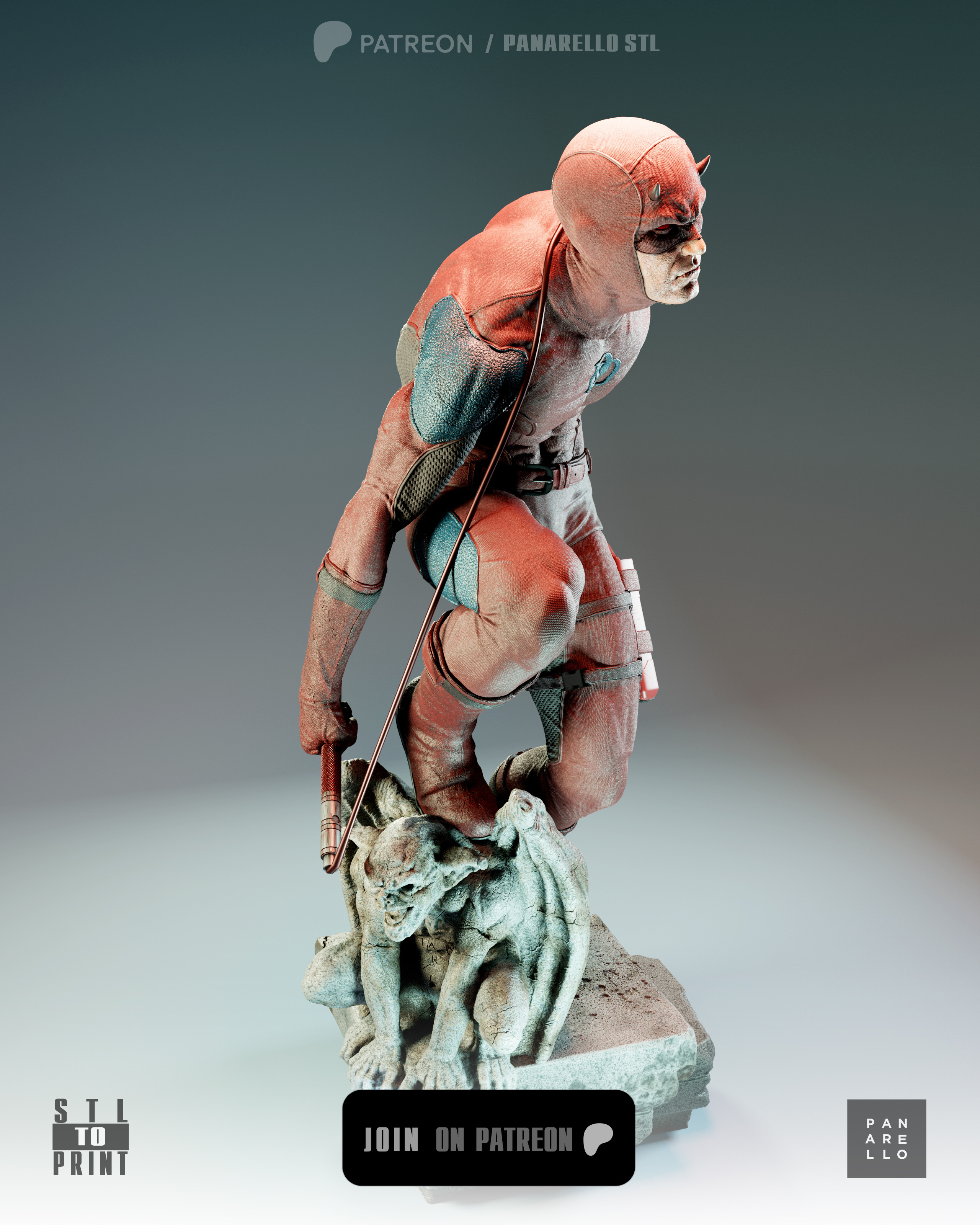 GIOVANNI PANARELLO - DareDevil statue