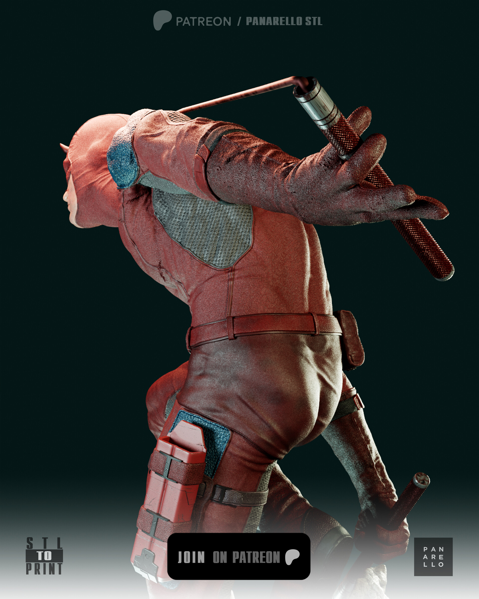 GIOVANNI PANARELLO - DareDevil statue