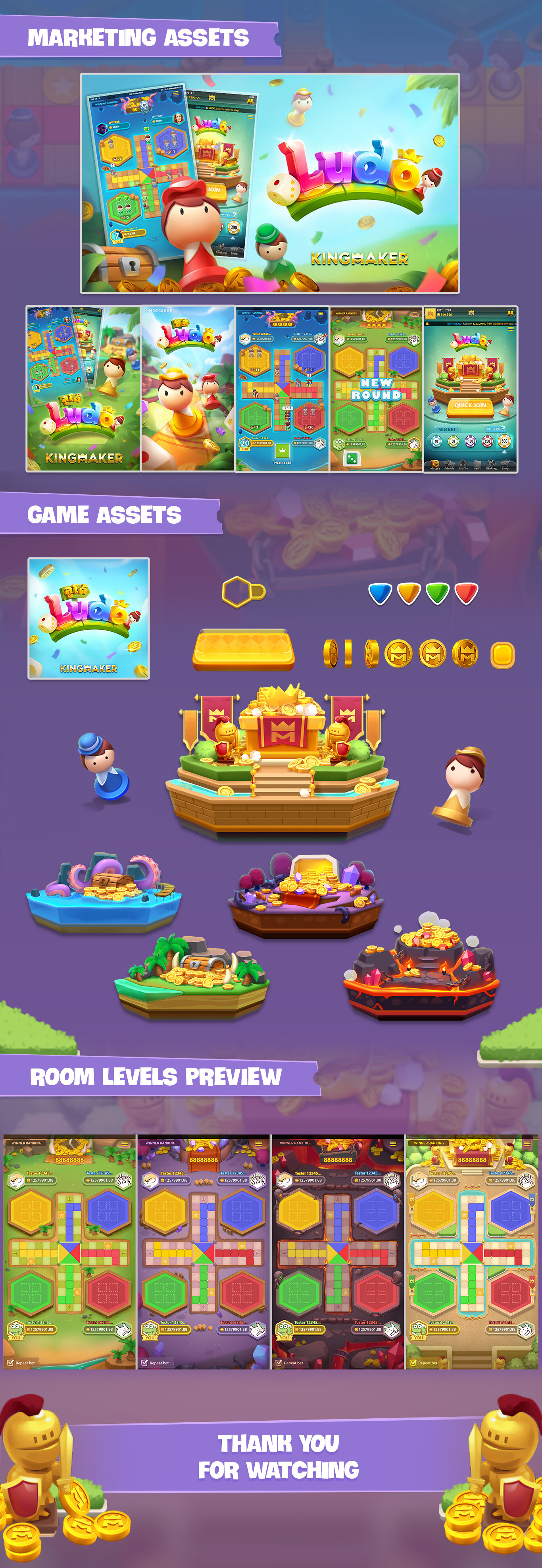 ArtStation - Game project - Ludo -Kingmaker