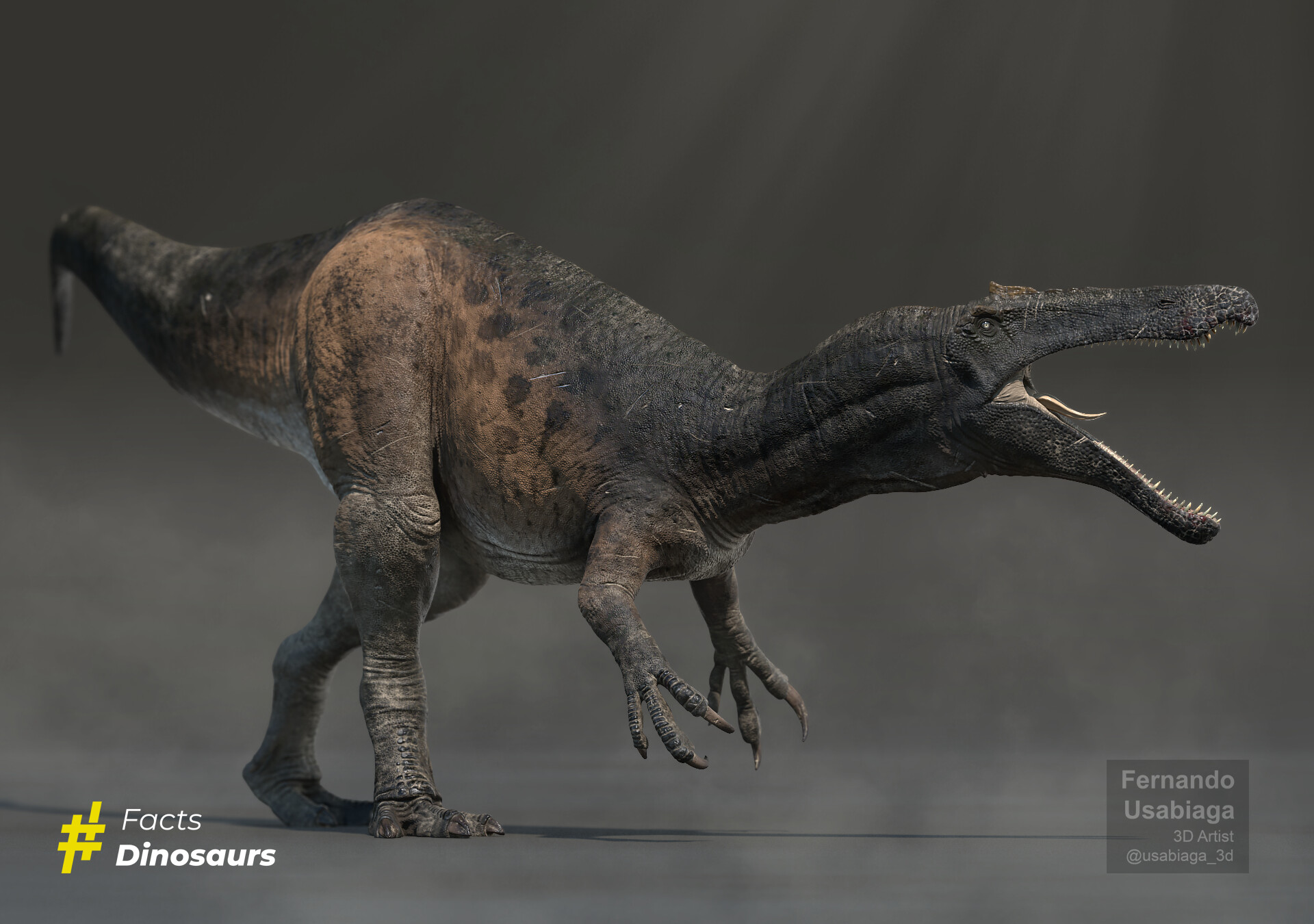 Fernando Usabiaga Bustos - Riparovenator / Facts Dinosaurs