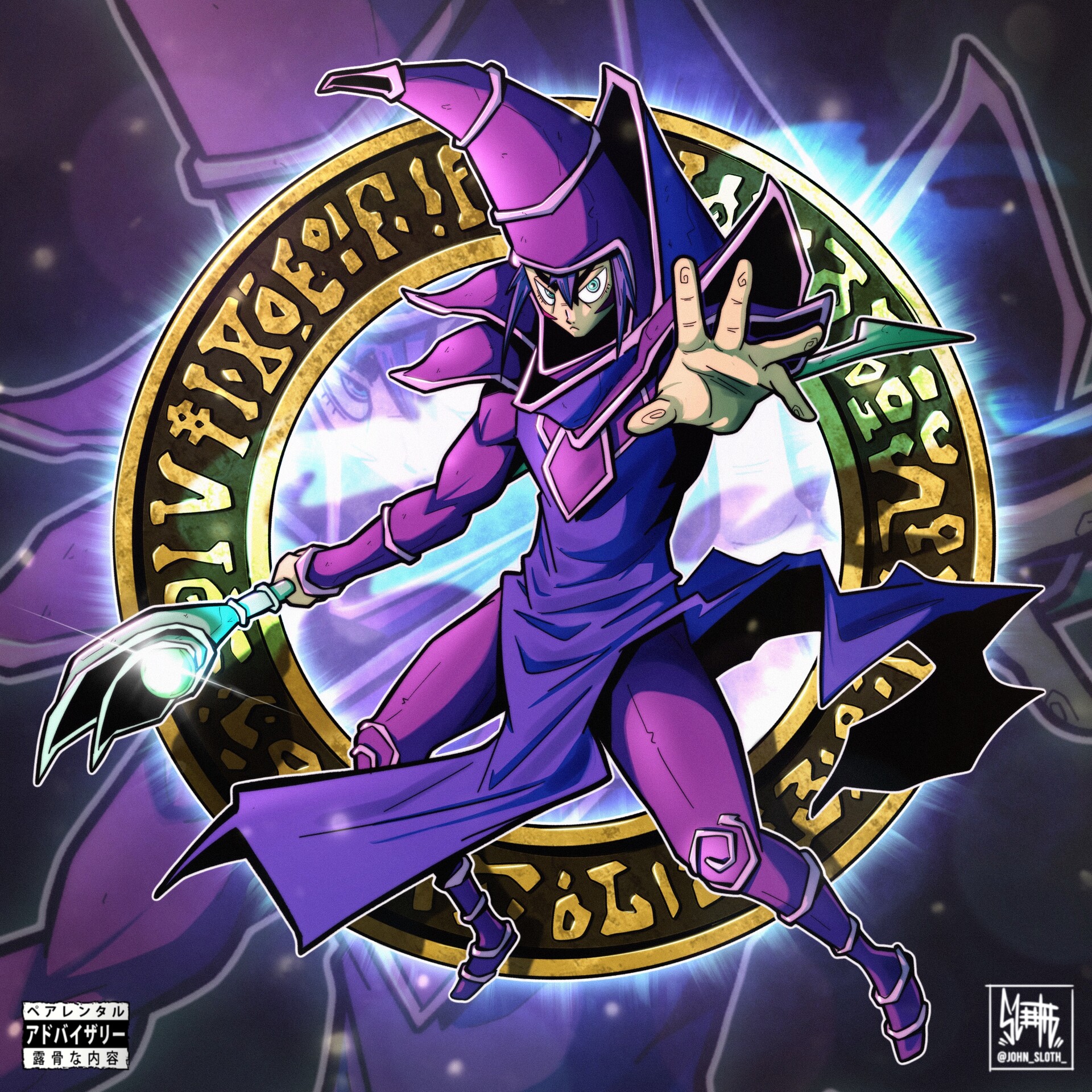 ArtStation - Dark Magician Yugioh Fanart