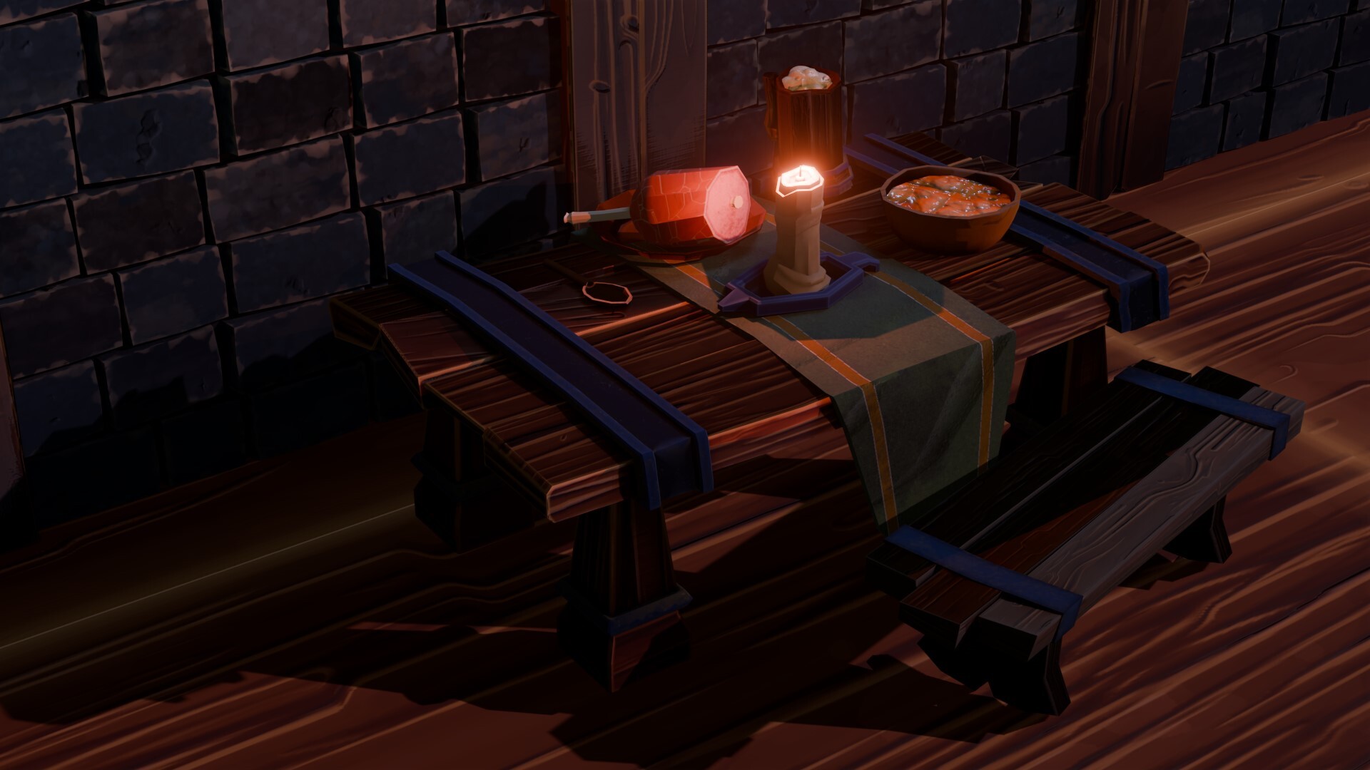 ArtStation - Stylized Modular Tavern Set