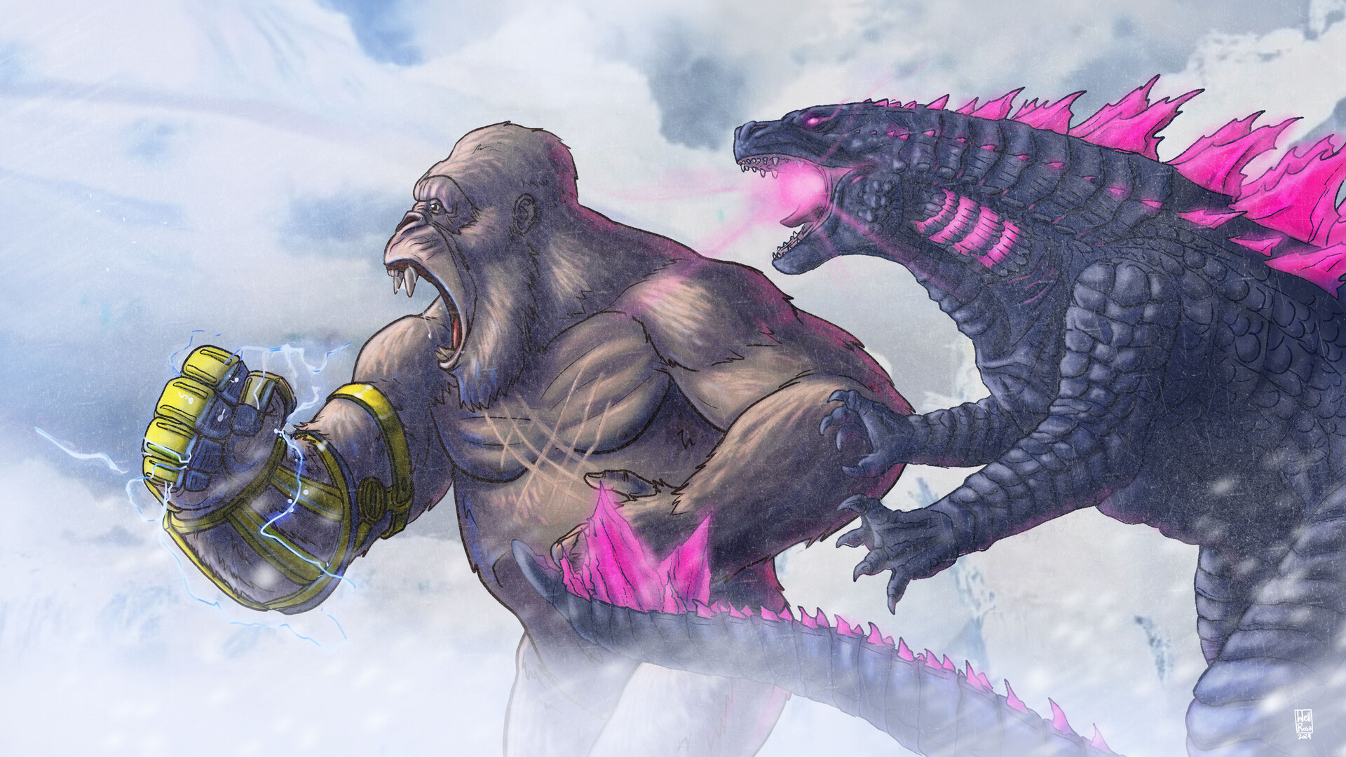 ArtStation - Godzilla x Kong: The New Empire FanArt.