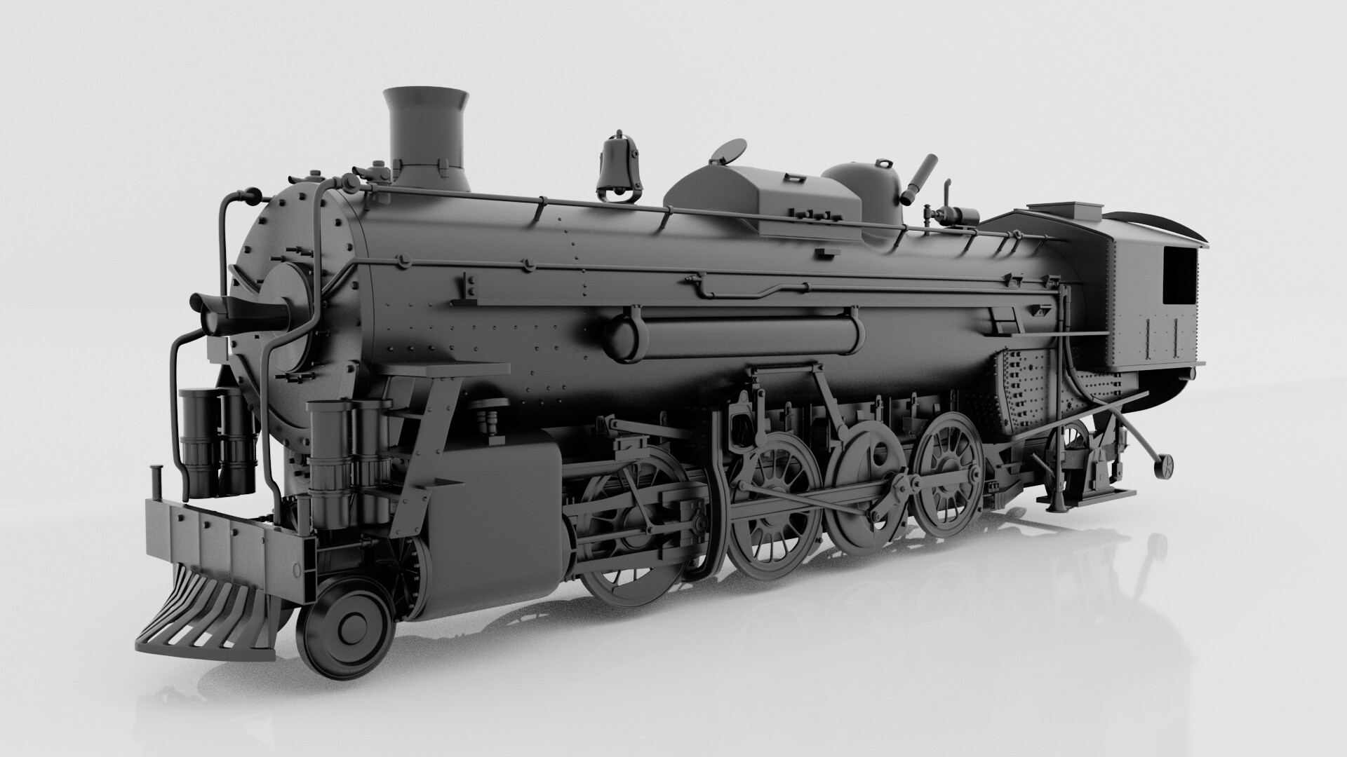 ArtStation - Steam Locomotive